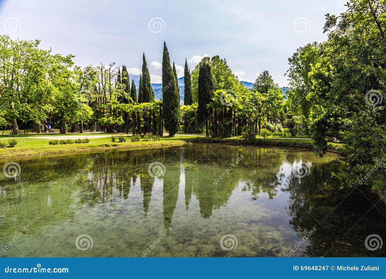 Lake of Garda, italy stock image. Image of nature, magic - 69648247