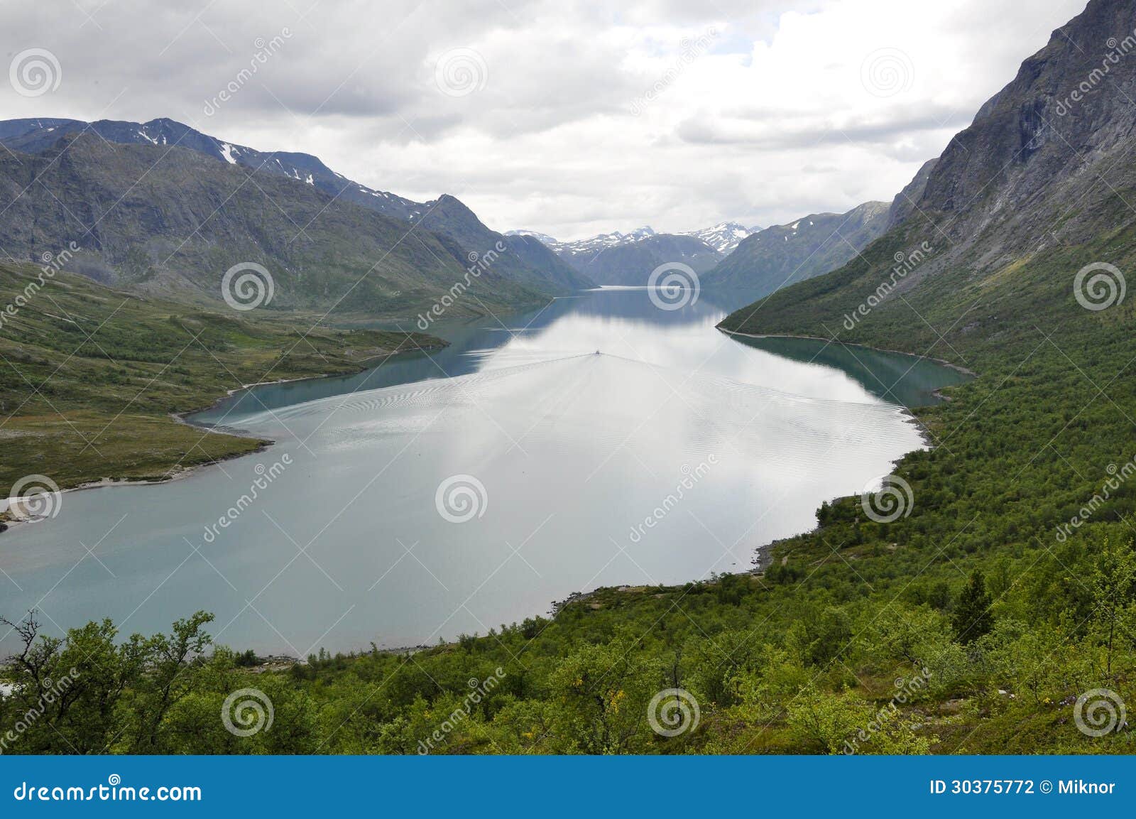 Lake Gjende stock photo. Image of gjende, adventure, norway - 30375772