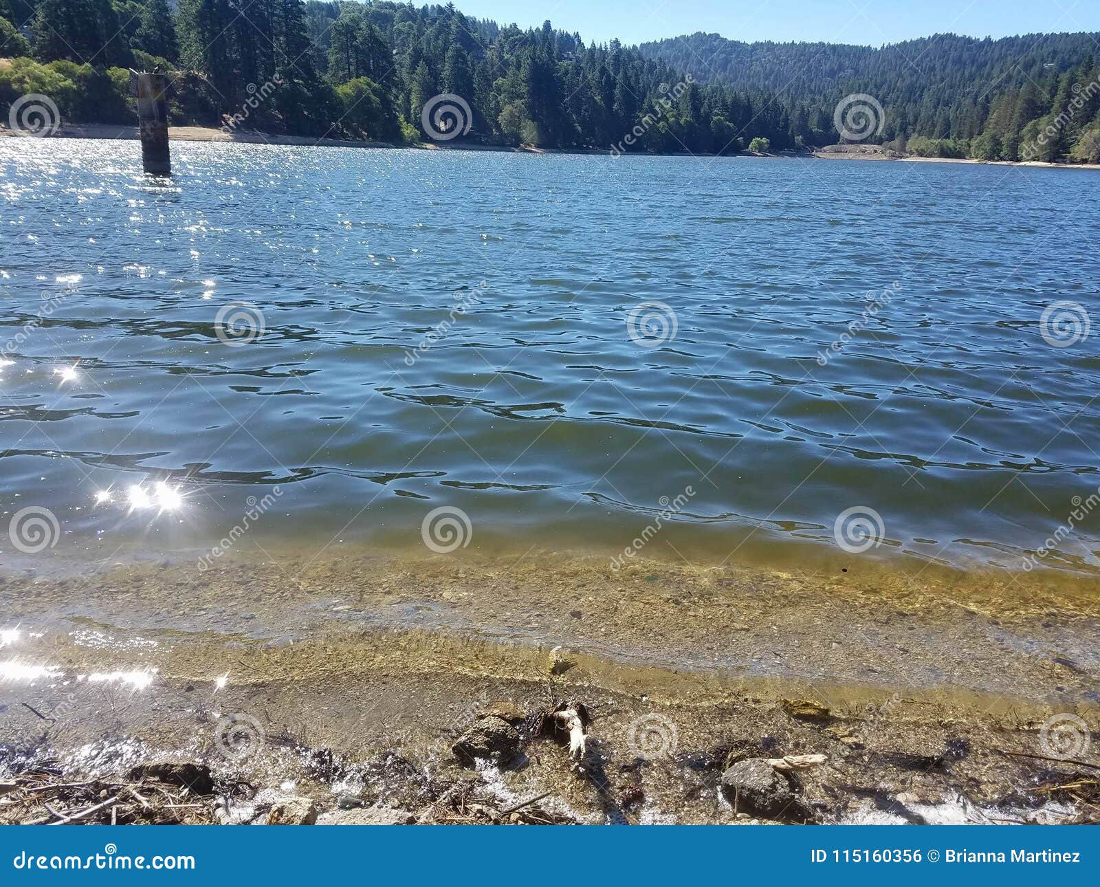 Lake Gregory editorial photo. Image of mountains, gregory - 115160356