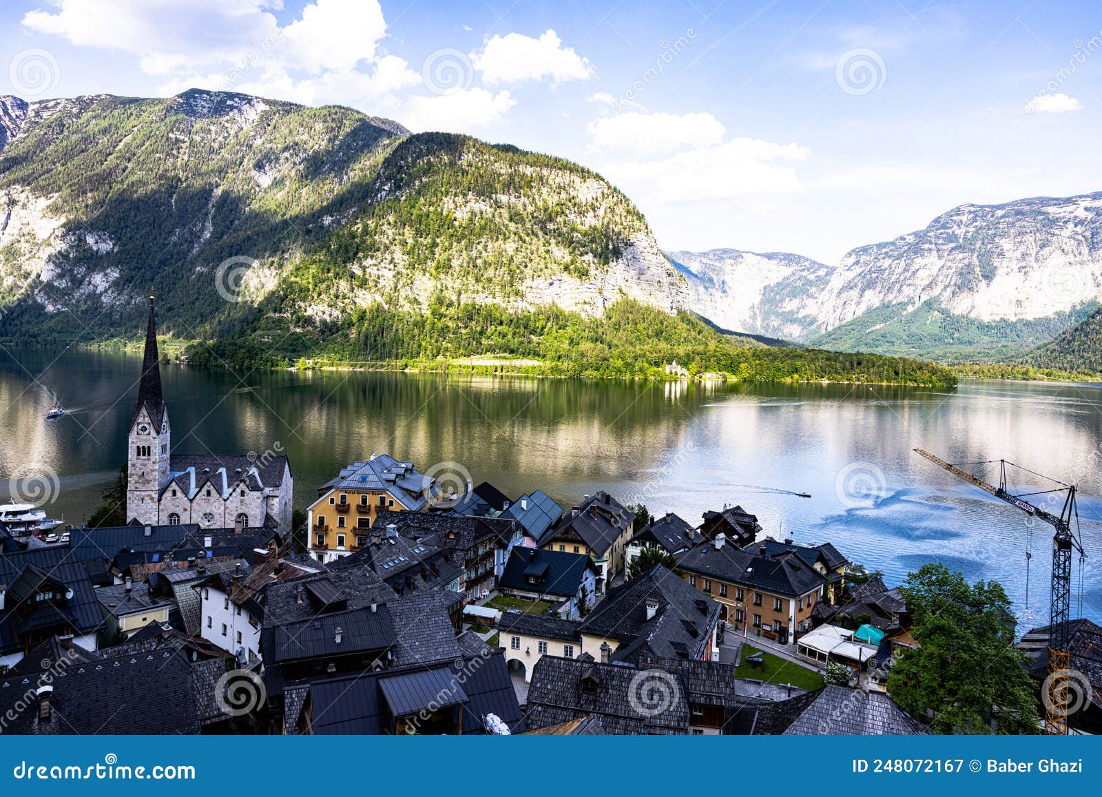 Hallstatt stock image. Image of alps, lake, landscape - 248072167