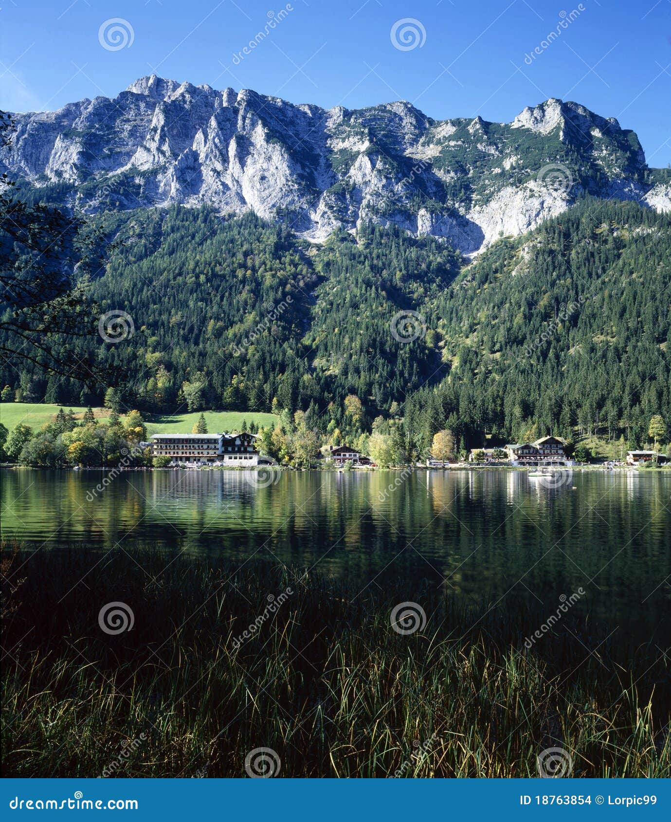 Lake Hintersee, Germany stock photo. Image of season - 18763854