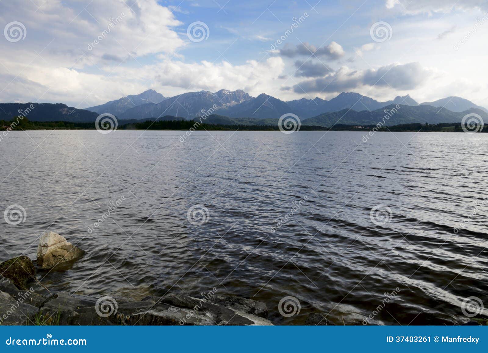 Lake Hopfensee stock image. Image of landscape, idyllic - 37403261