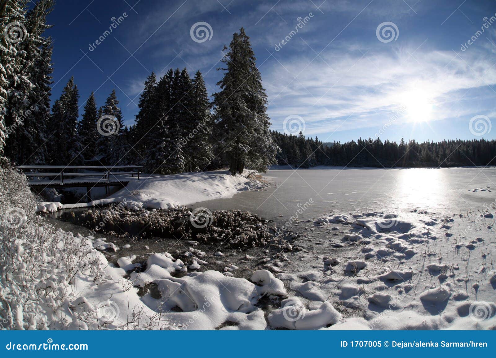 Lake & ice stock image. Image of fresh, ecology, skiing - 1707005