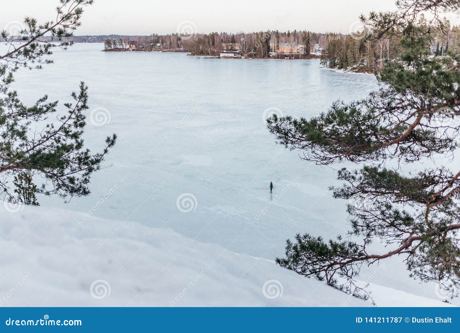 Frozen Lake in Finland during Spring Stock Image - Image of national ...