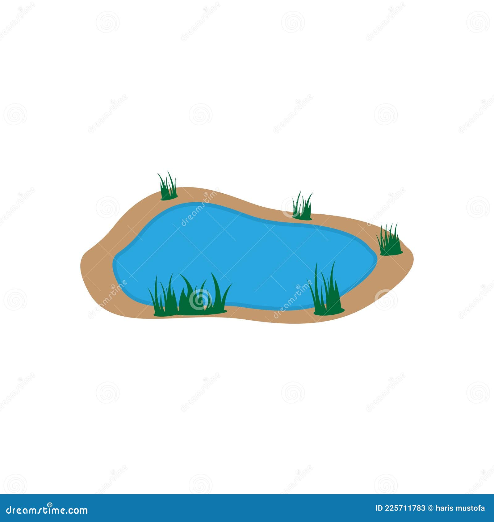 Lake Icon Design Template Vector Isolated Illustration Stock ...