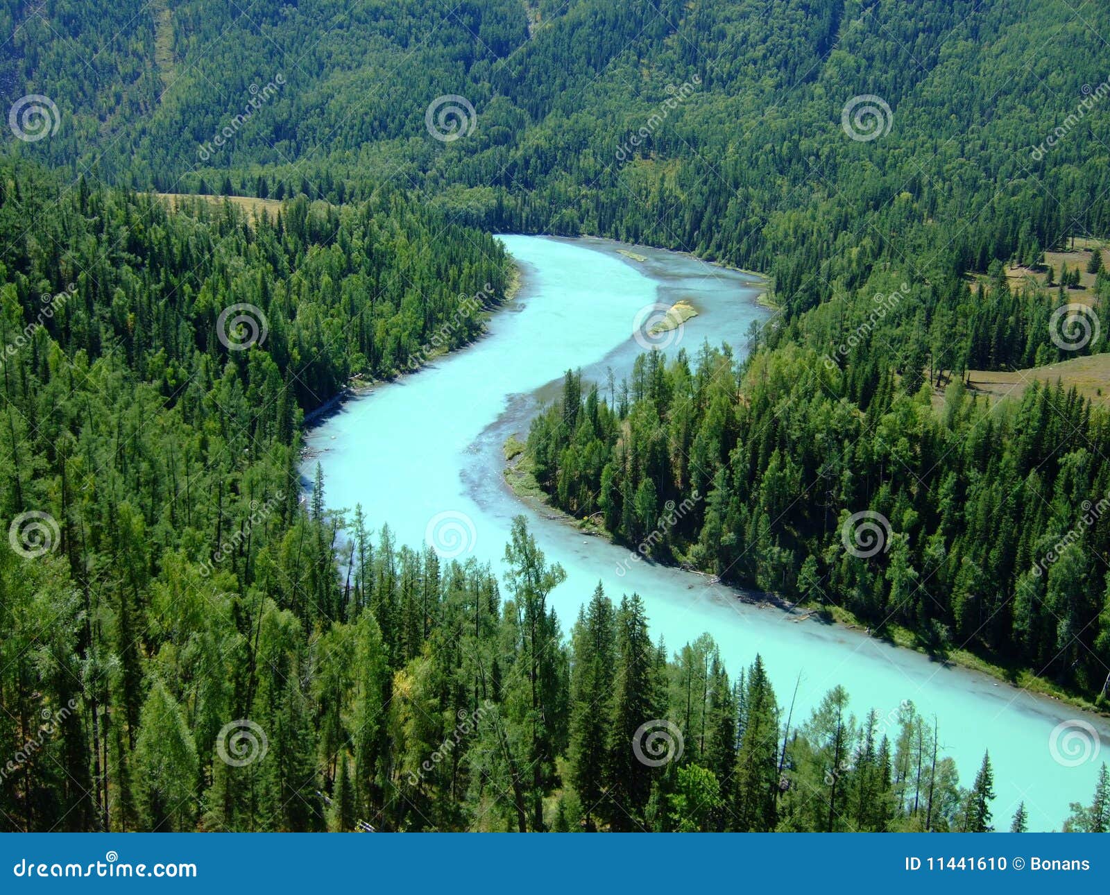 Lake Kanas stock photo. Image of travel, jiang, muslin - 11441610