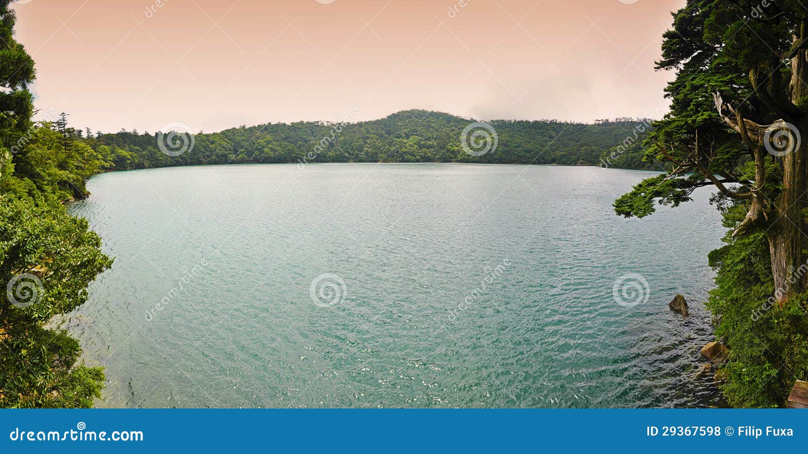 Lake in Kirishima stock photo. Image of plateau, kirishima - 29367598
