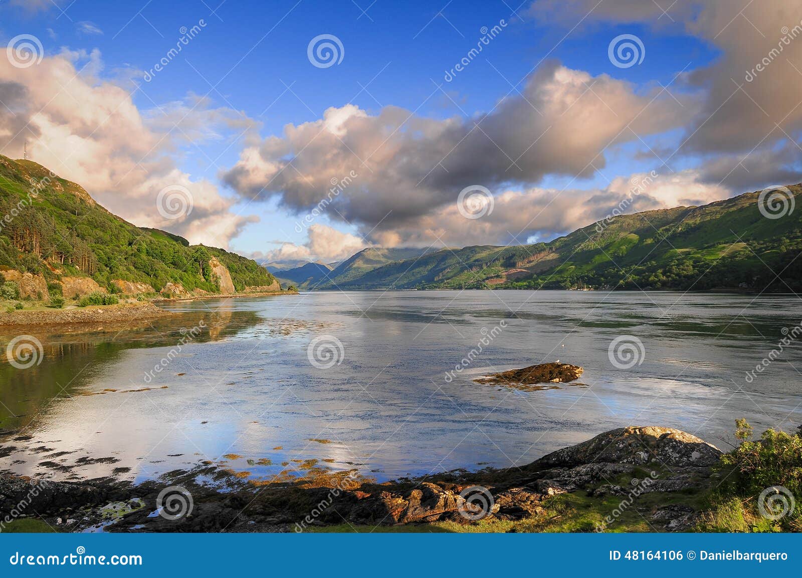 Lake in Kyle of Lochalsh stock photo. Image of fresh - 48164106