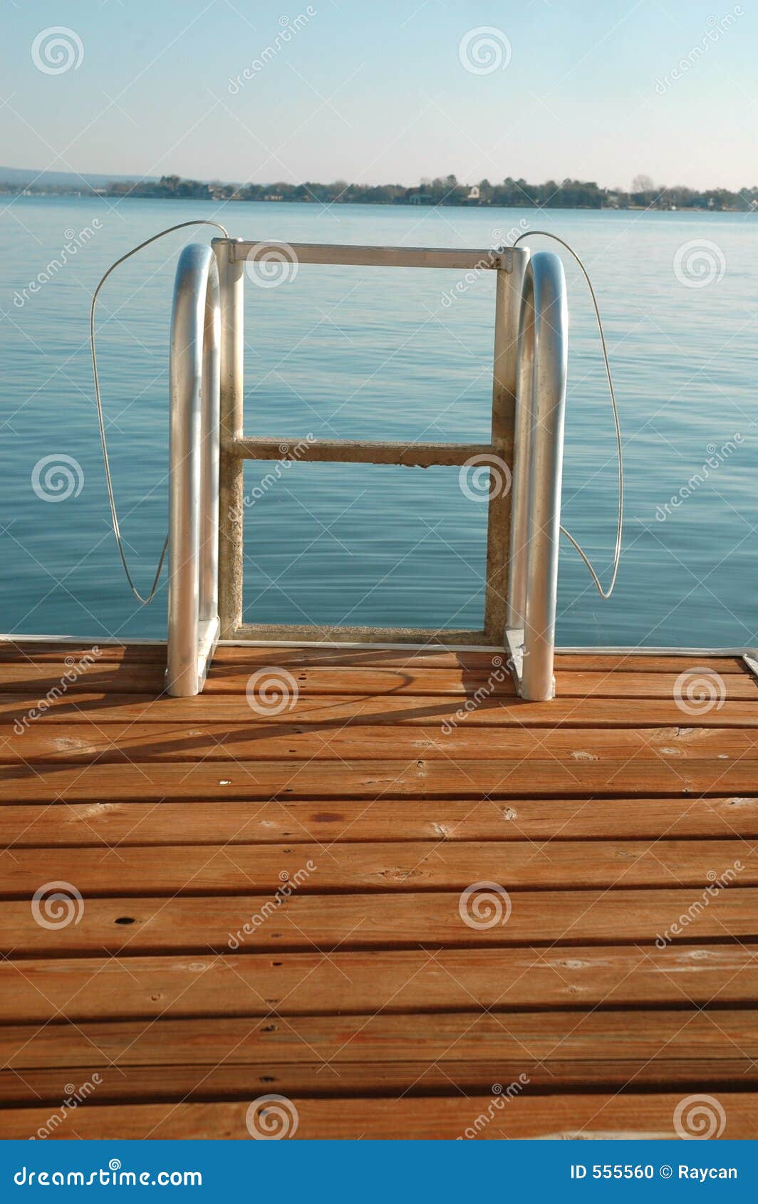 Lake Ladder stock photo. Image of safety, safe, lake, spring - 555560