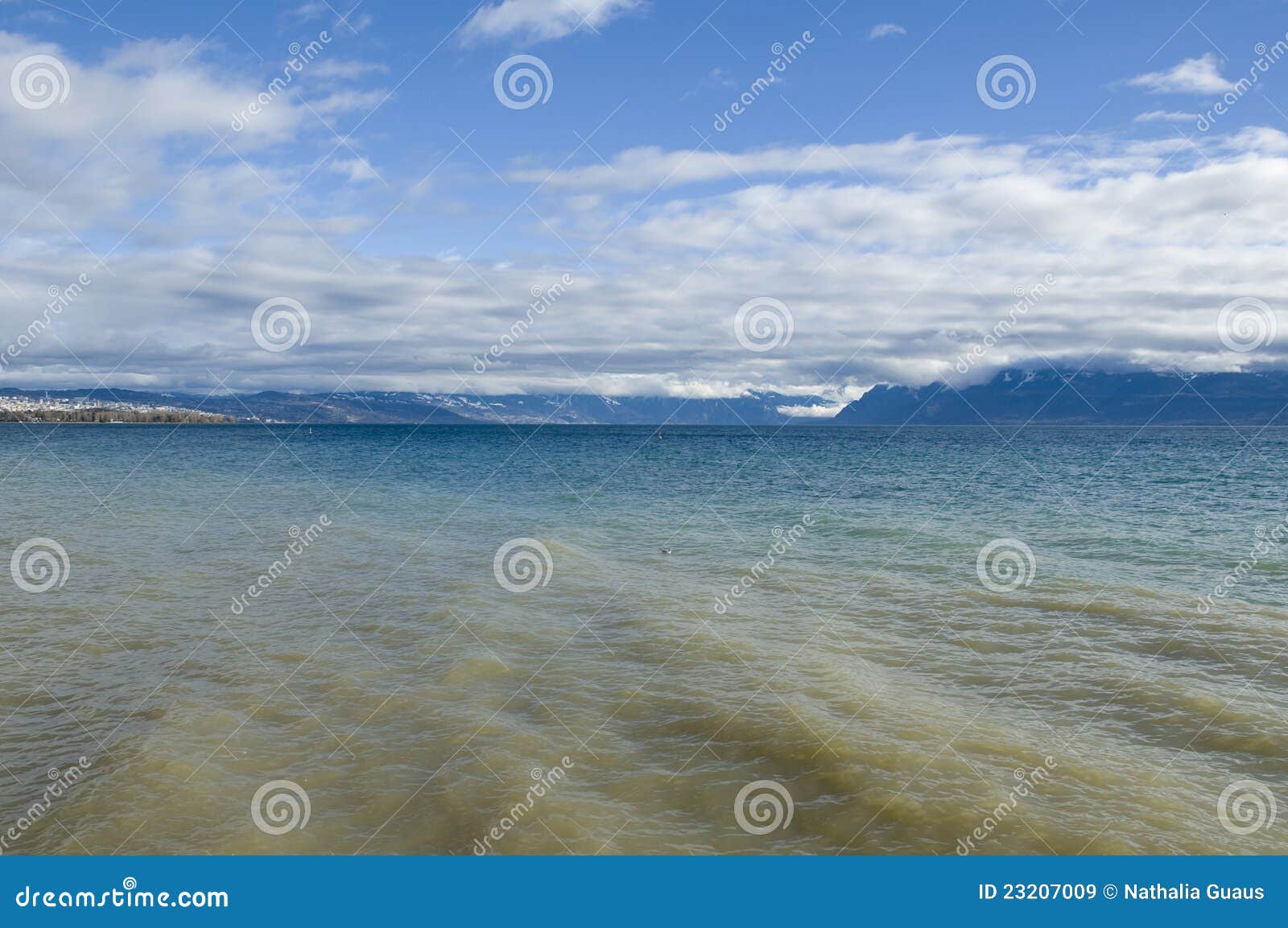 Lake leman stock image. Image of versoix, geneva, leman - 23207009