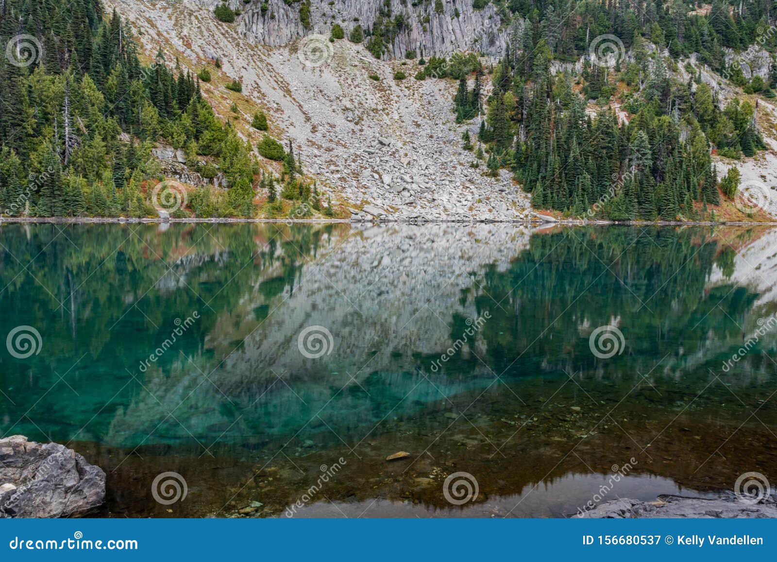 Tolmie Peak Trail At Mount Rainier National Park Stock Photo ...