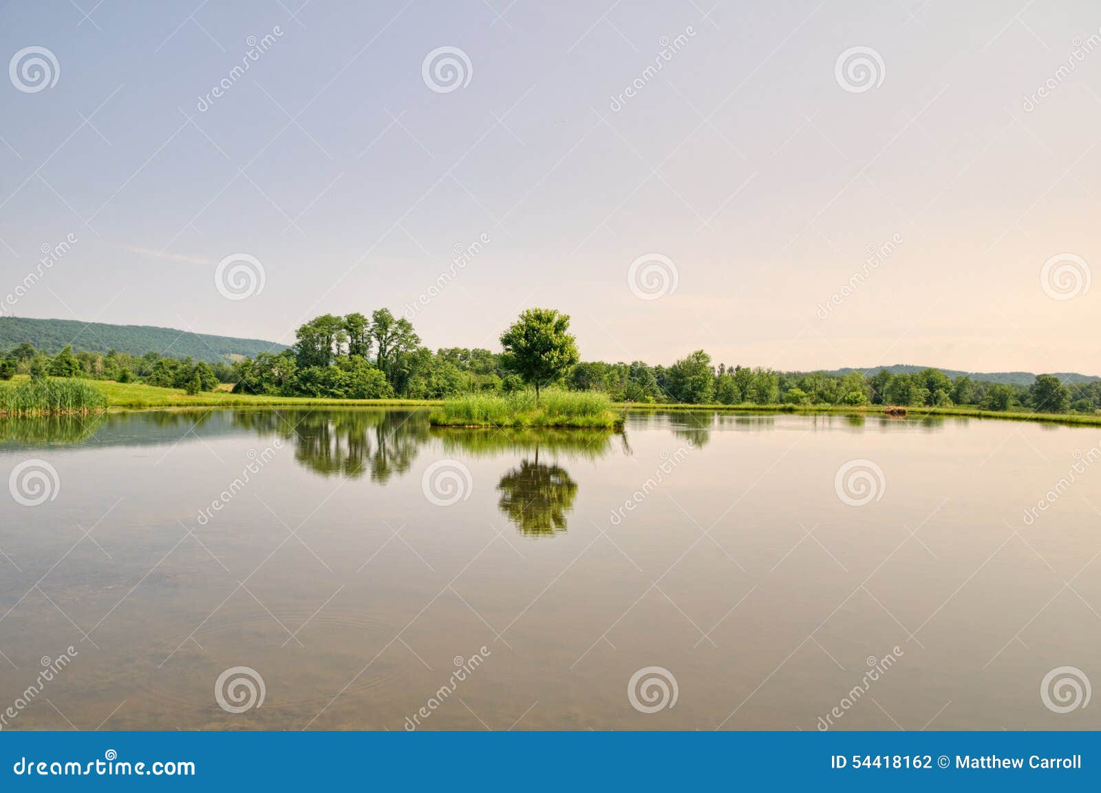Lake stock photo. Image of lake, outdoor, tree, nature - 54418162