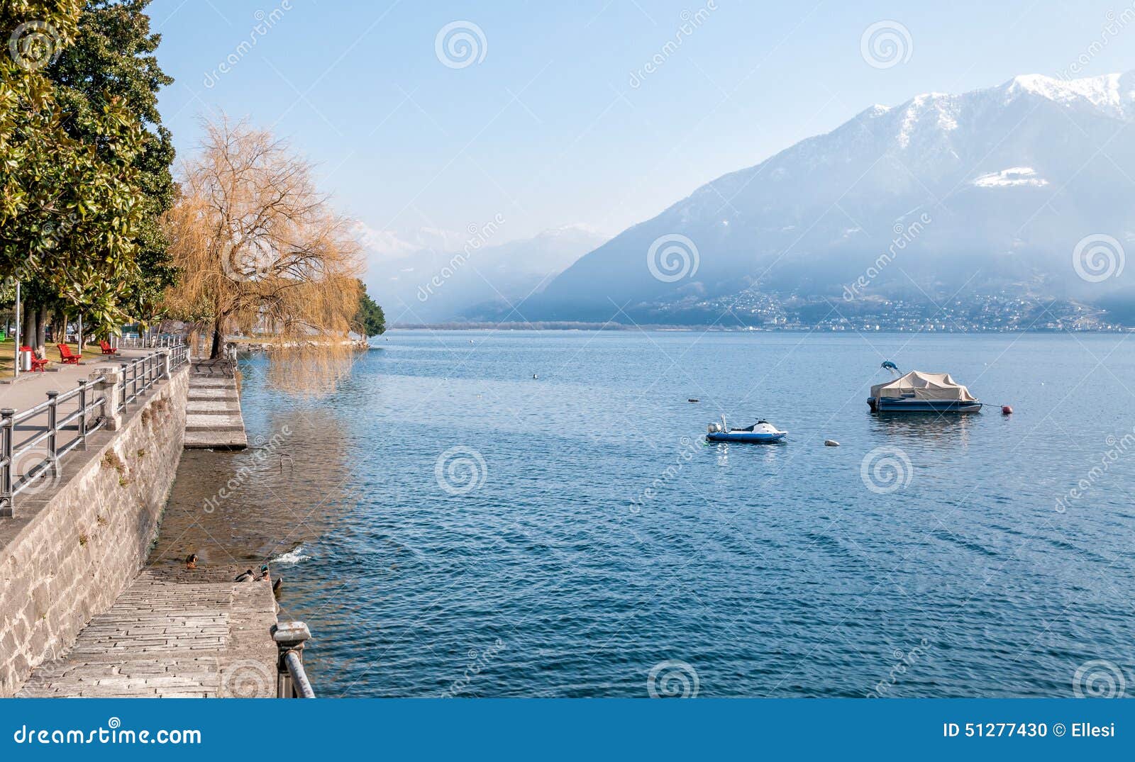Lake Maggiore, Locarno stock photo. Image of lake, water - 51277430