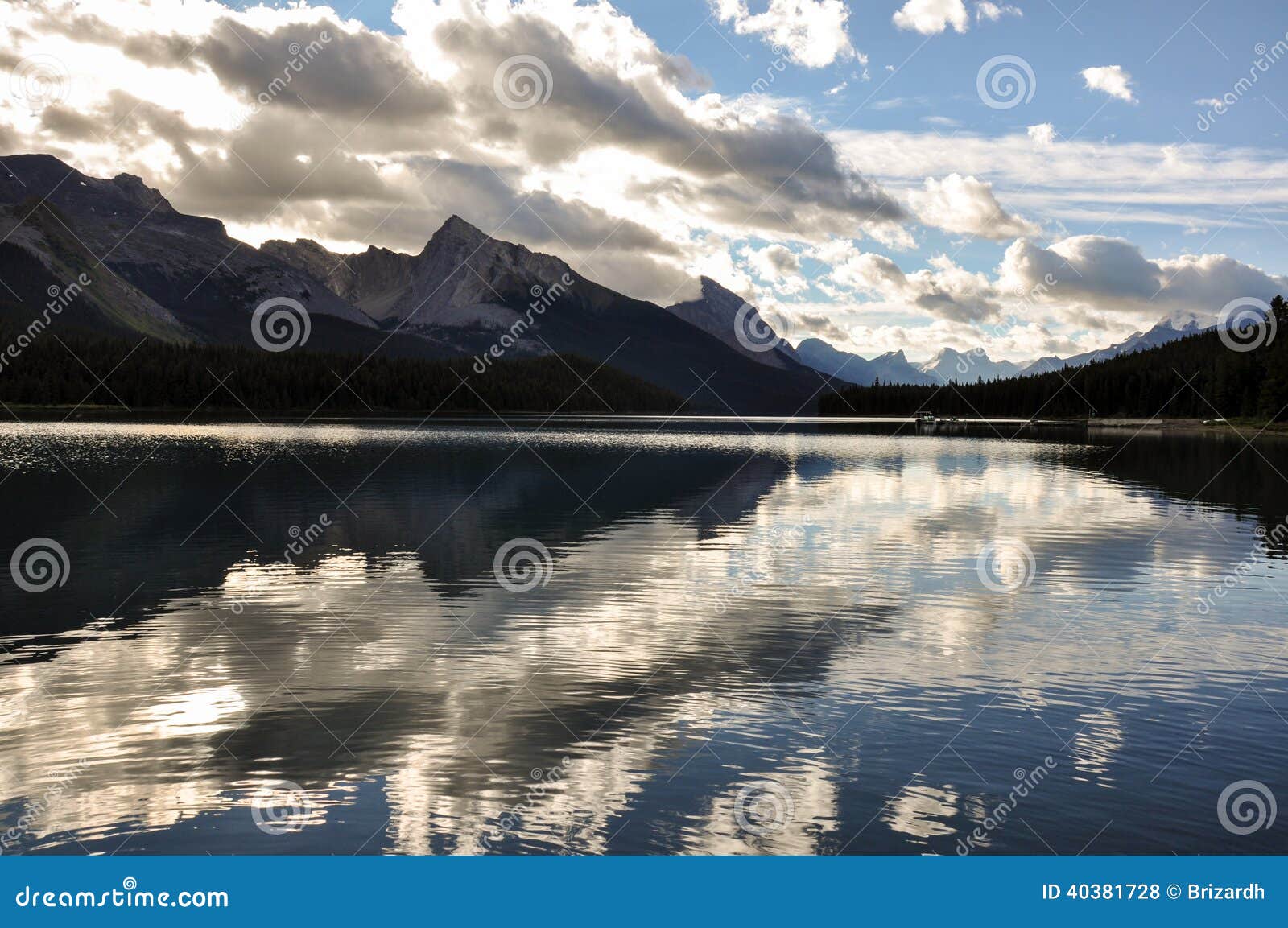 Perfect Reflection On Lake And The Trees Are Gorgeous Stock Photo ...