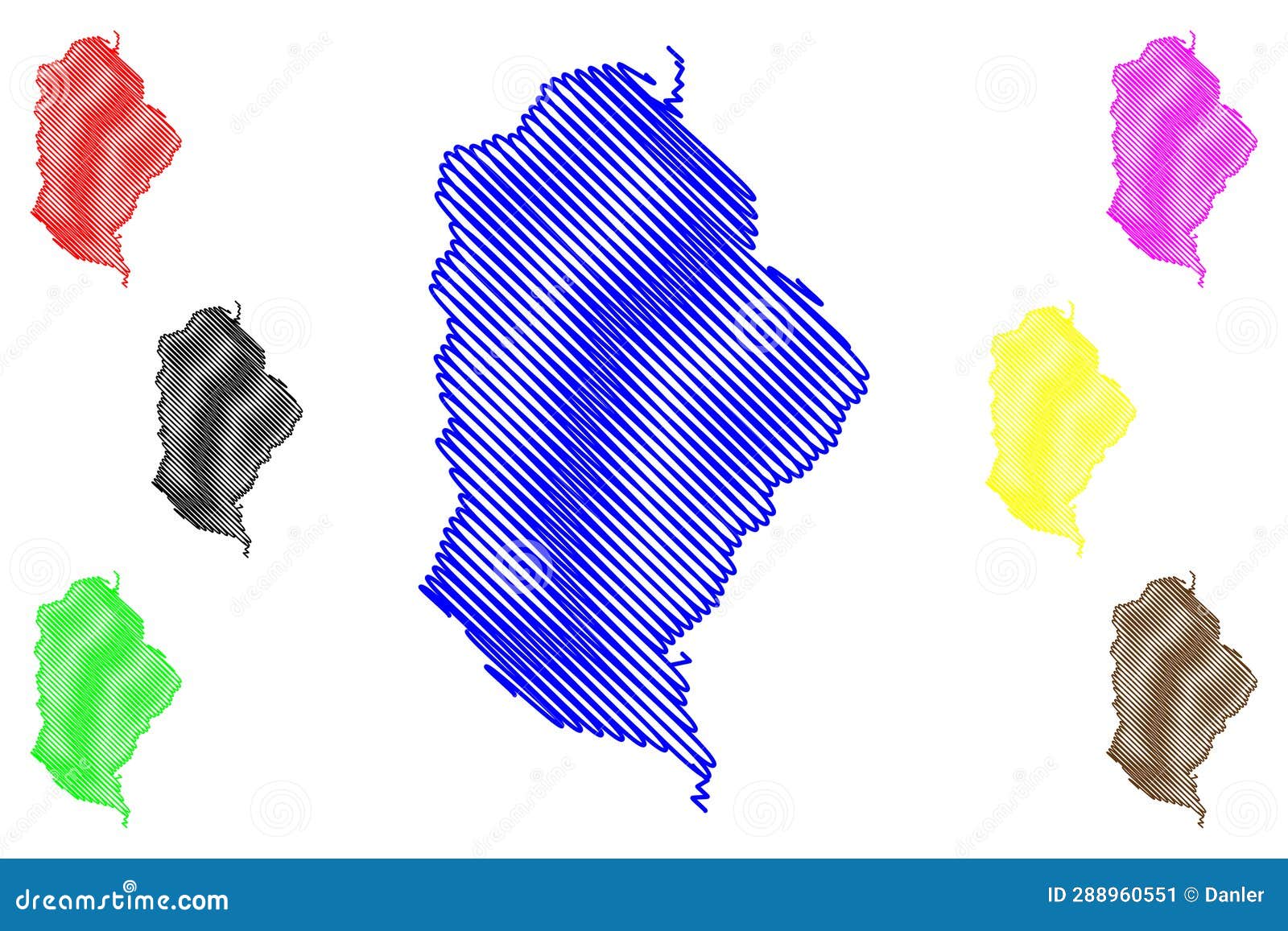 Lake Malombe (Africa, Republic of Malawi) Stock Illustration ...