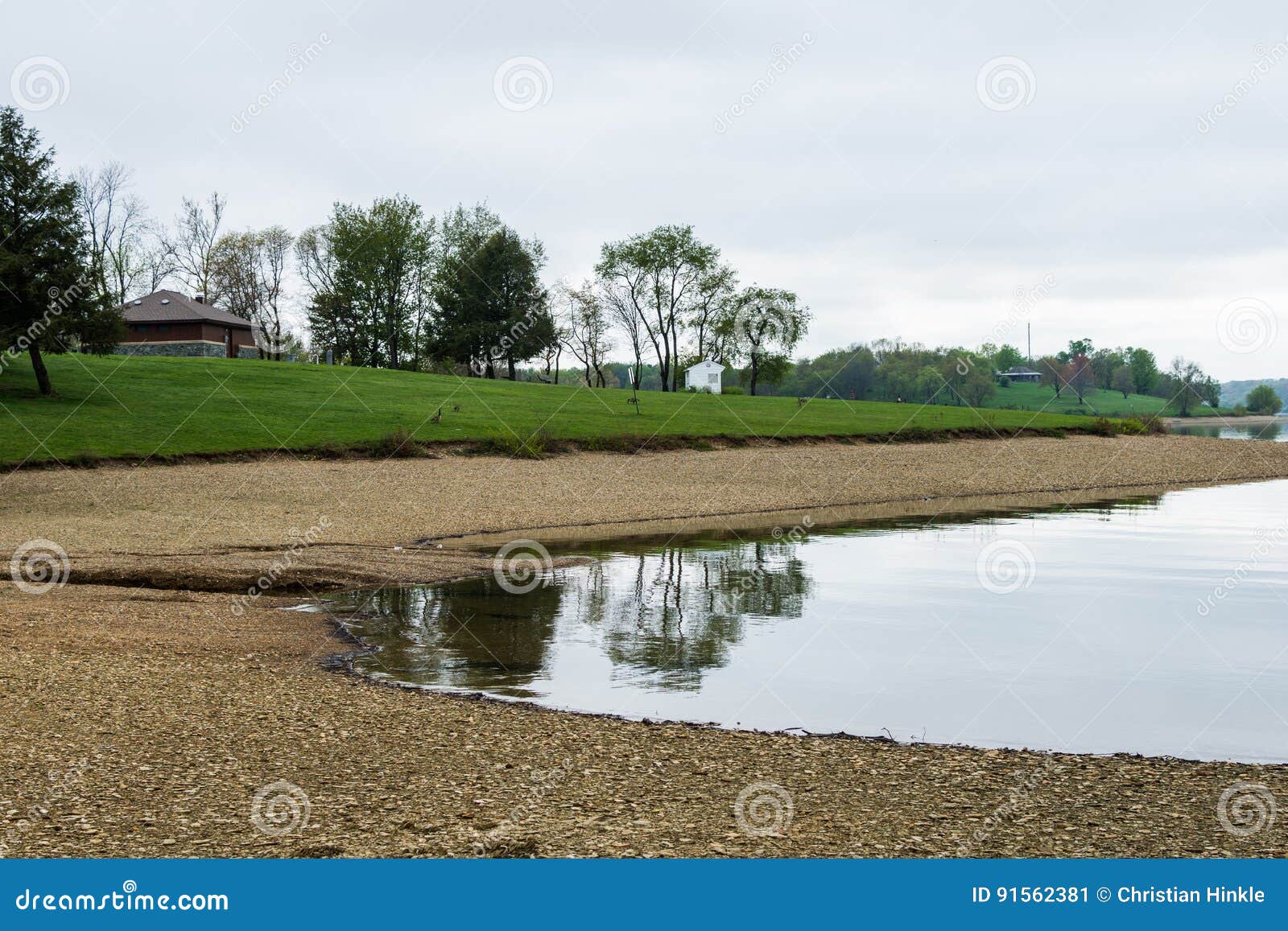 Lake Marburg in Codorus State Park in Hanover, Pennsylvania Stock Image ...