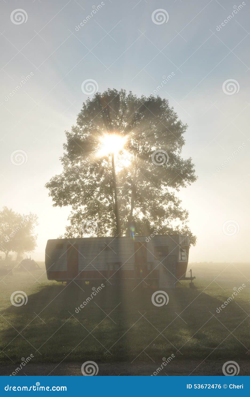 Lake marie Campground stock photo. Image of trailerpark - 53672476
