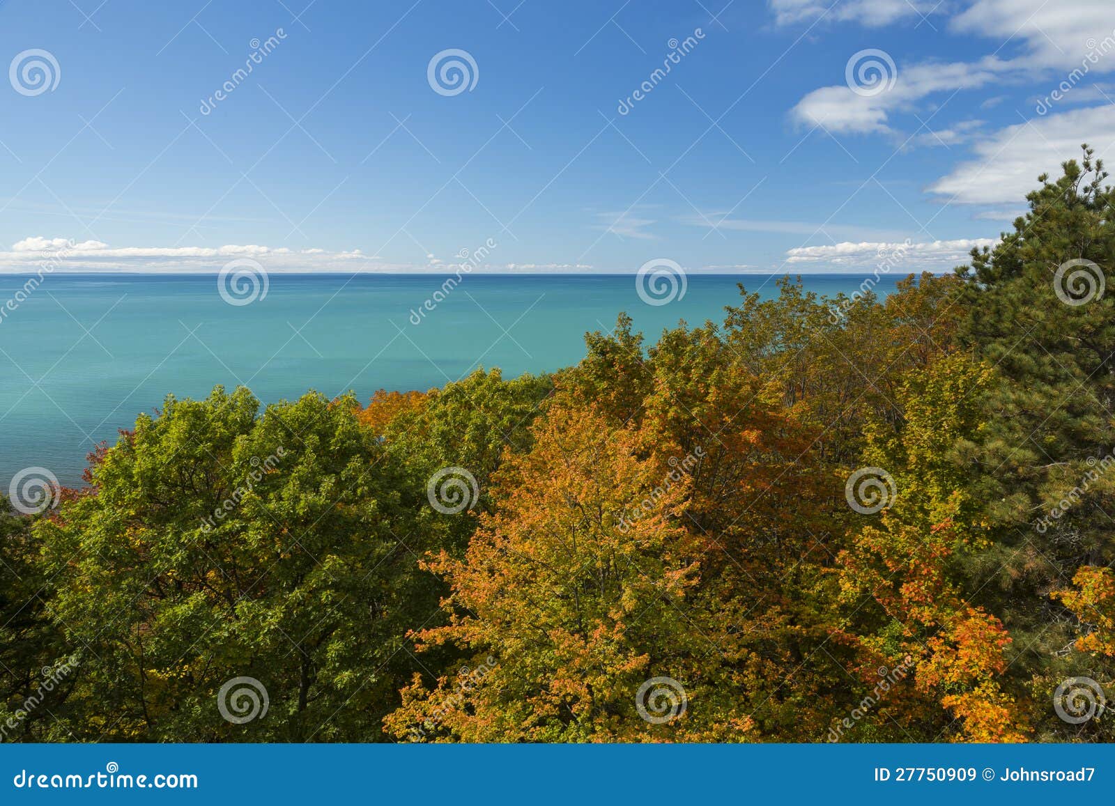 Lake Michigan Autumn stock image. Image of outdoors, autumn - 27750909
