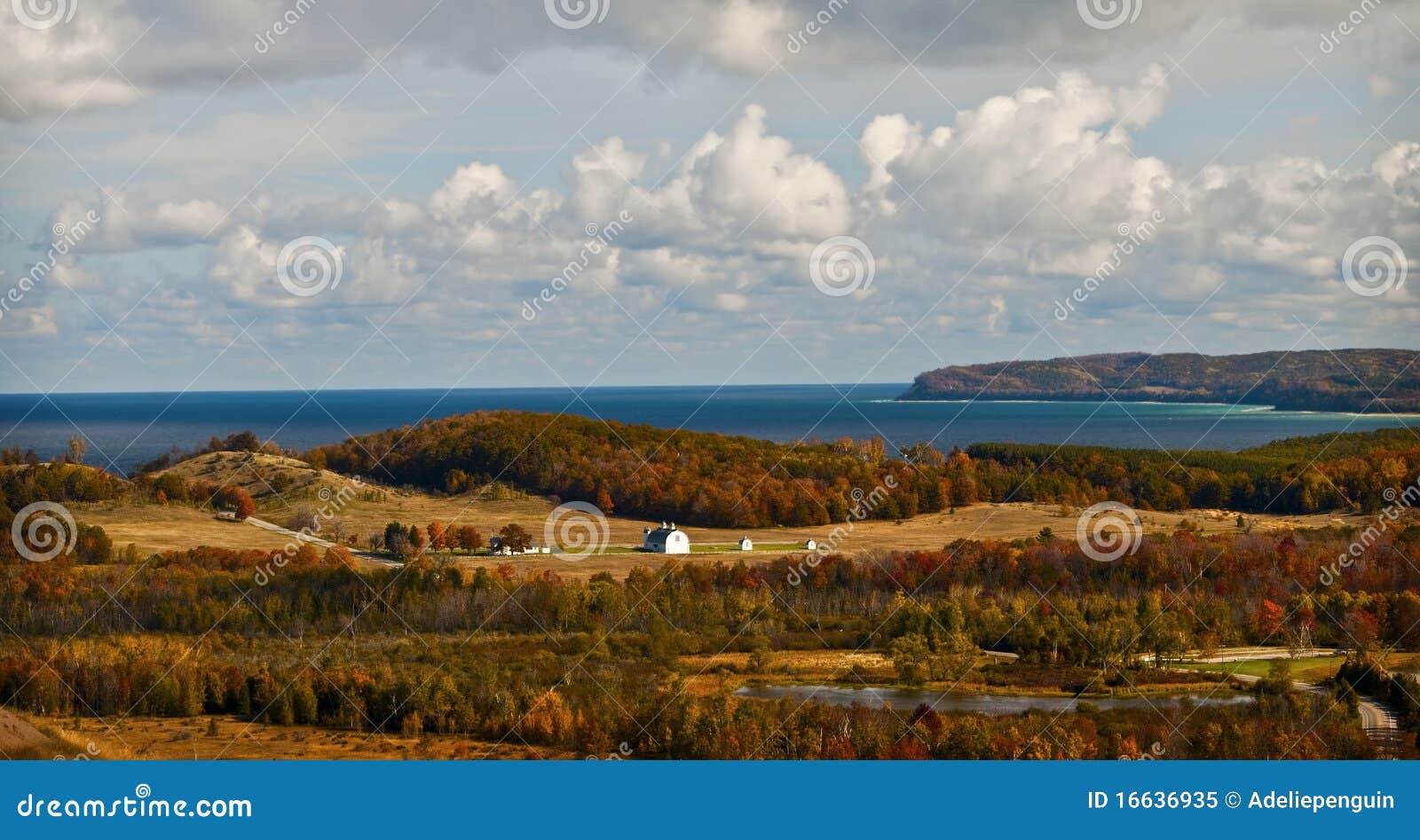 Lake Michigan Farm stock image. Image of national, states - 16636935