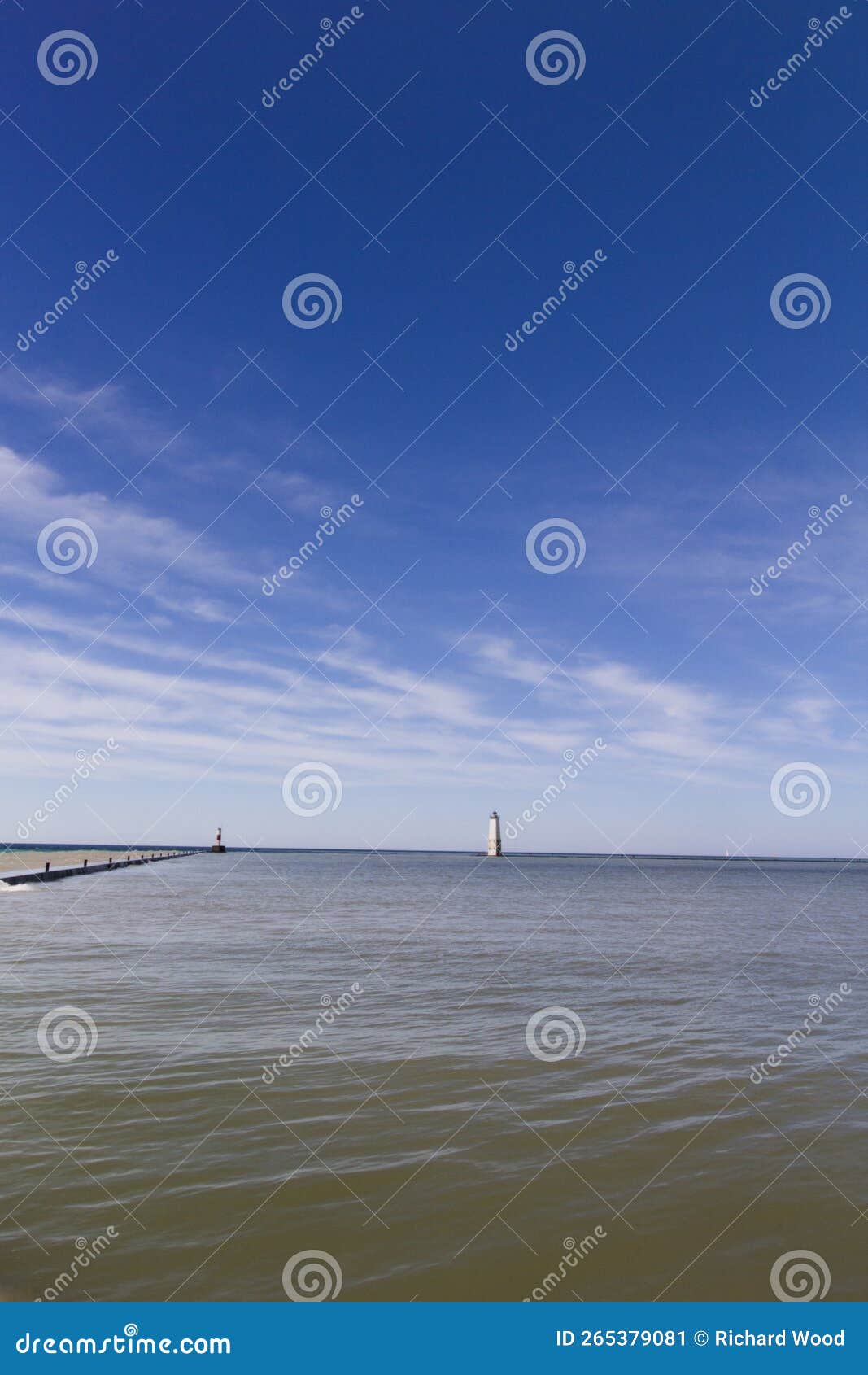 Elberta Beach, Frankfort, Michigan in Summer Stock Image - Image of ...