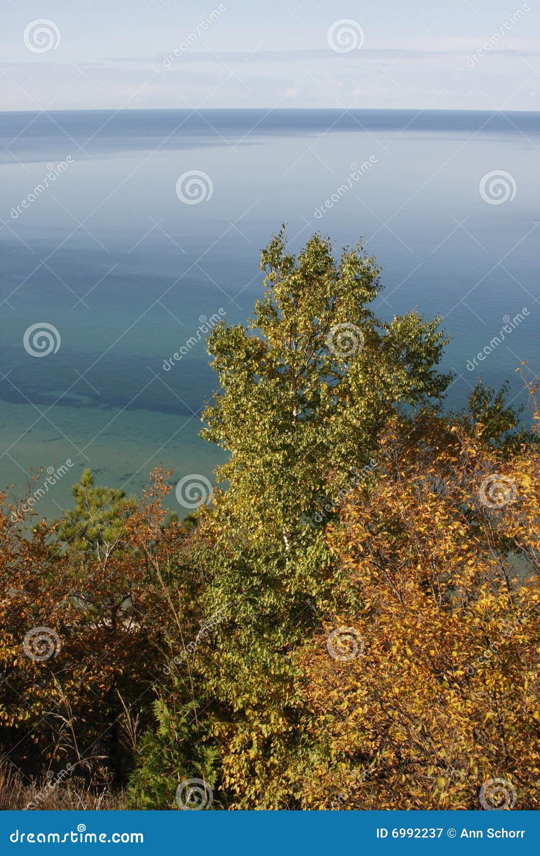 Lake Michigan scenic stock image. Image of autumn, outdoor - 6992237