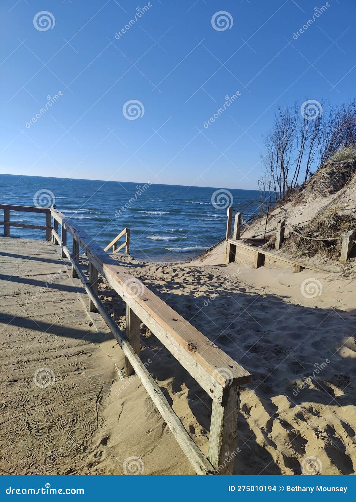 Lake Michigan view stock photo. Image of michigan, calm - 275010194