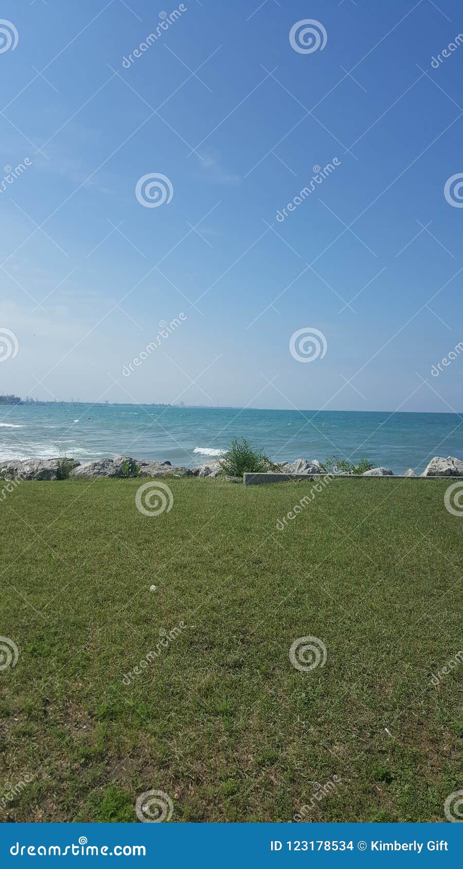 Lake Michigan stock photo. Image of whiting, lake, view - 123178534