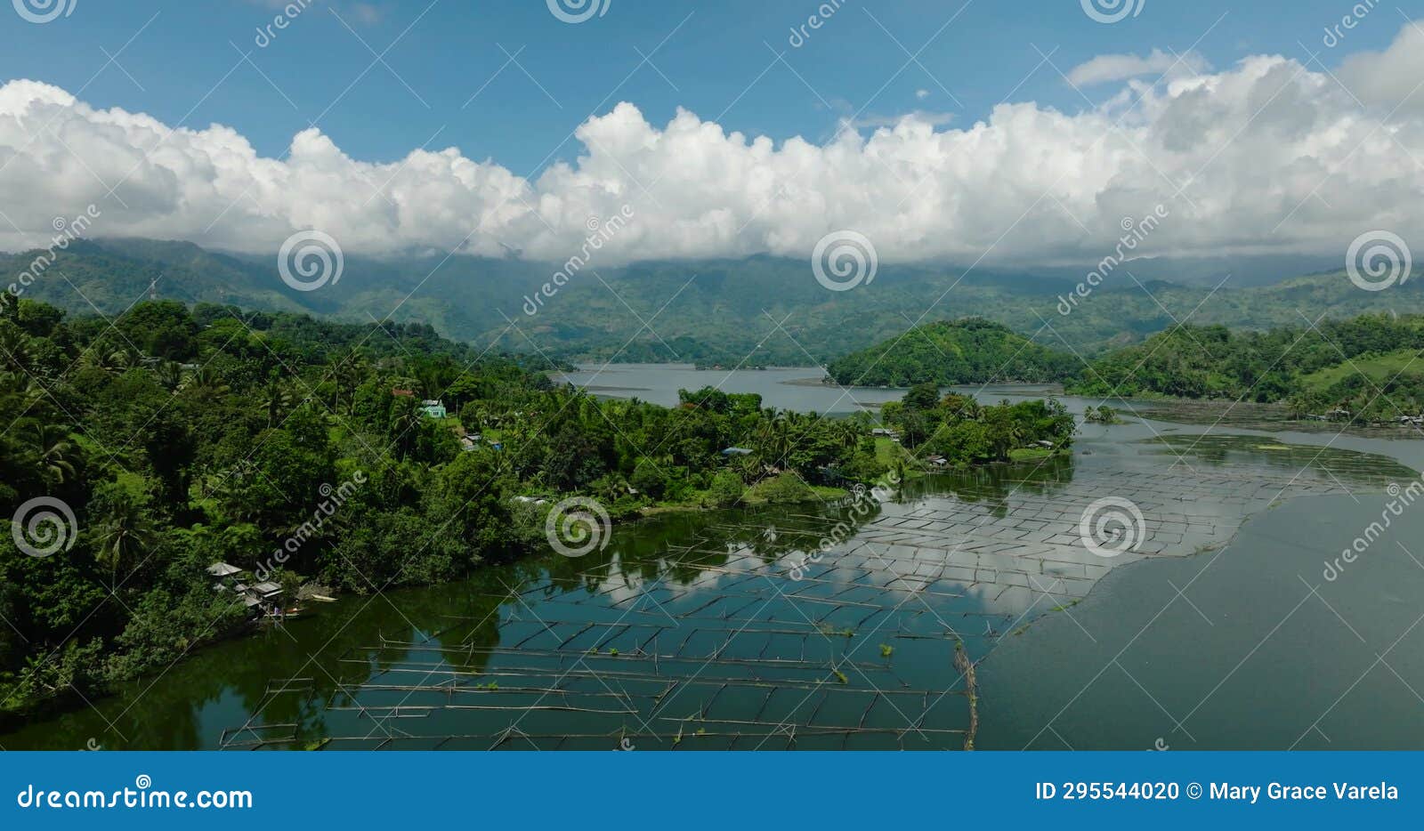 Lake in Mindanao, Philippines. Lake Sebu. Stock Footage - Video of ...