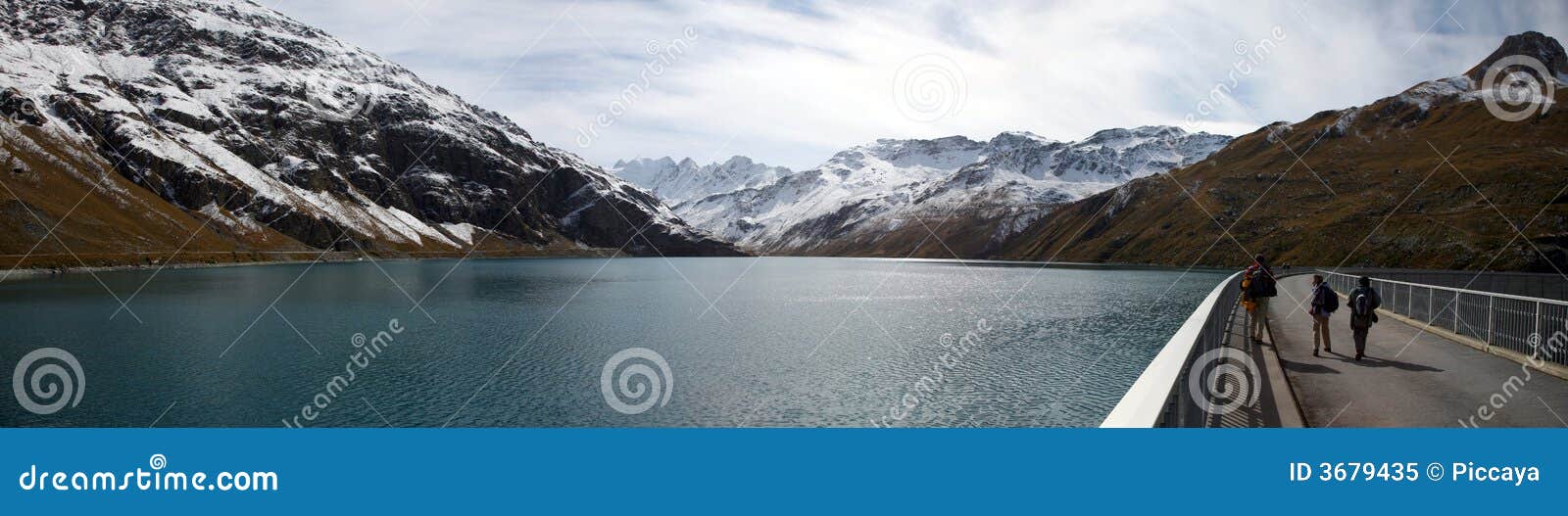 Lake of Moiry stock image. Image of holiday, sunny, clear - 3679435