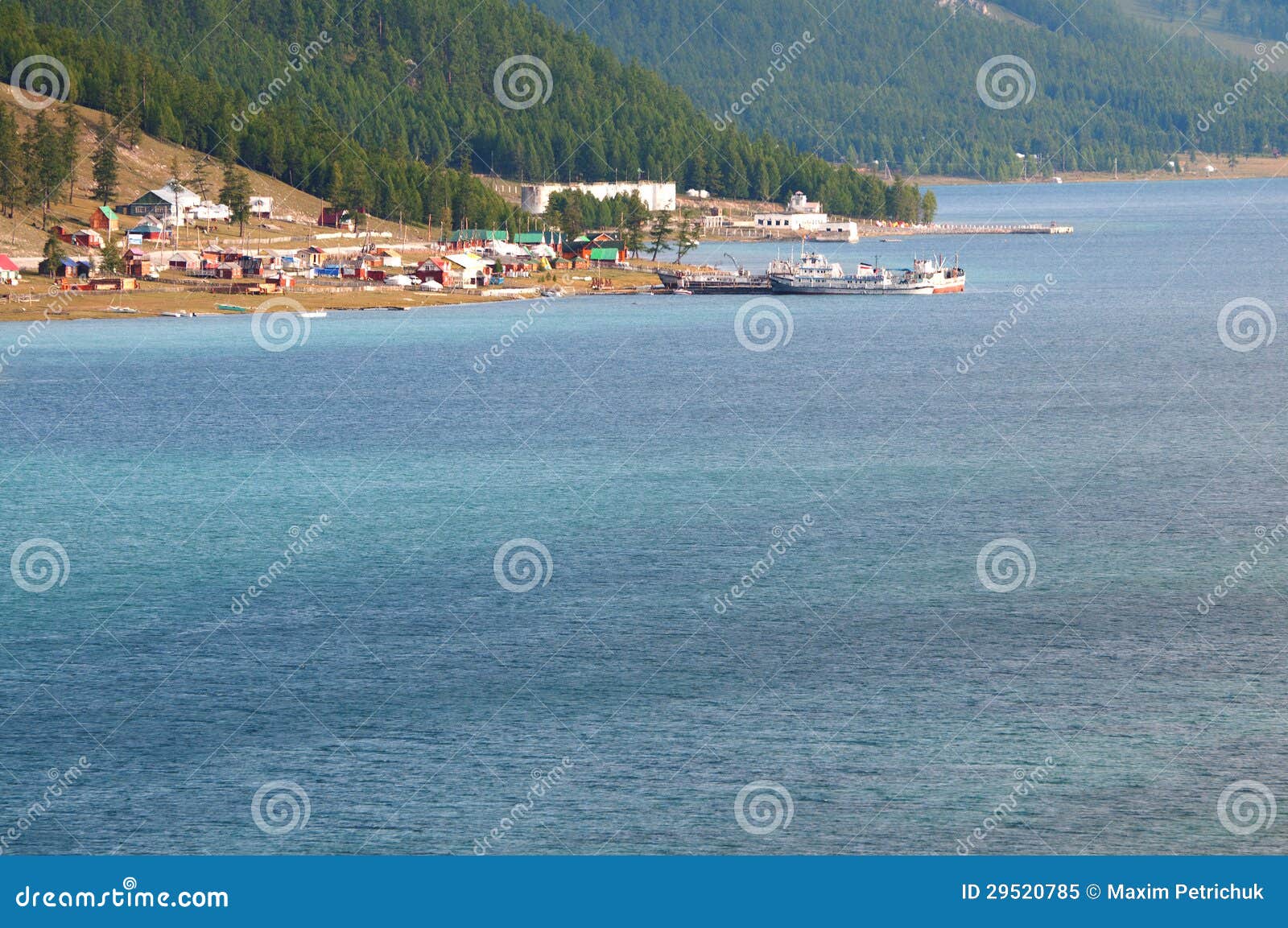 Lake in Mongolia stock image. Image of scene, scenics - 29520785