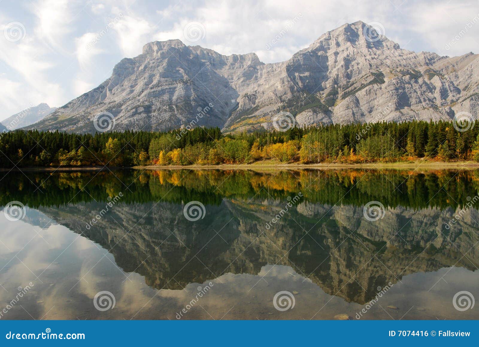 Lake and Mountain Reflection Stock Photo - Image of nature, balance ...