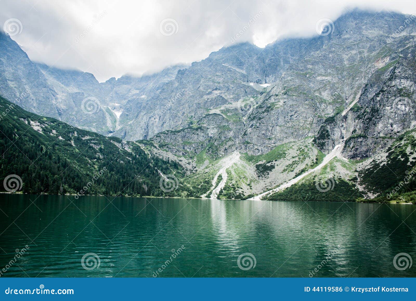 Lake in the mountains stock photo. Image of travel, lake - 44119586