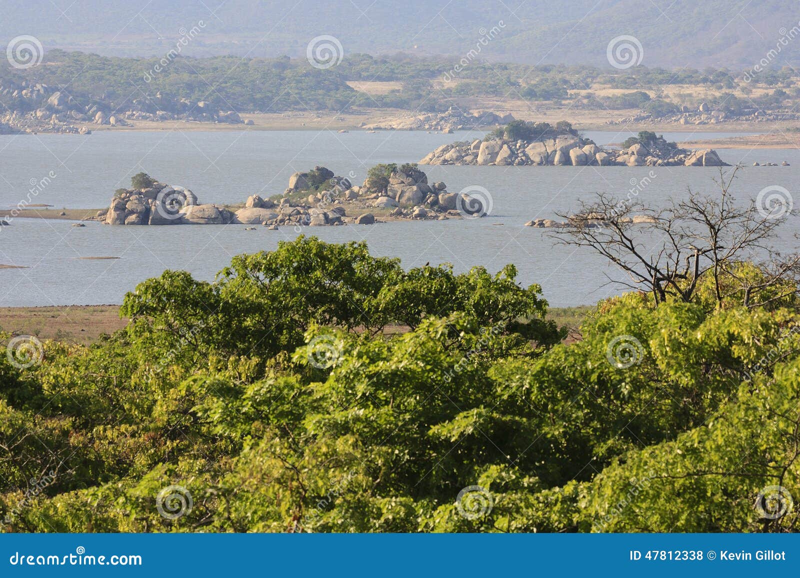 Lake Mutirikwi / Kyle stock photo. Image of africa, water - 47812338