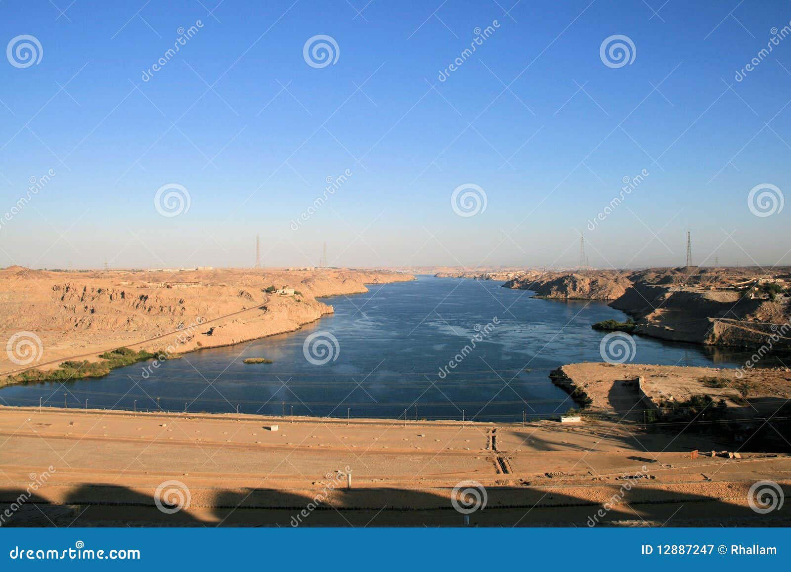 Lake Nasser 5 stock image. Image of water, nasser, lake - 12887247
