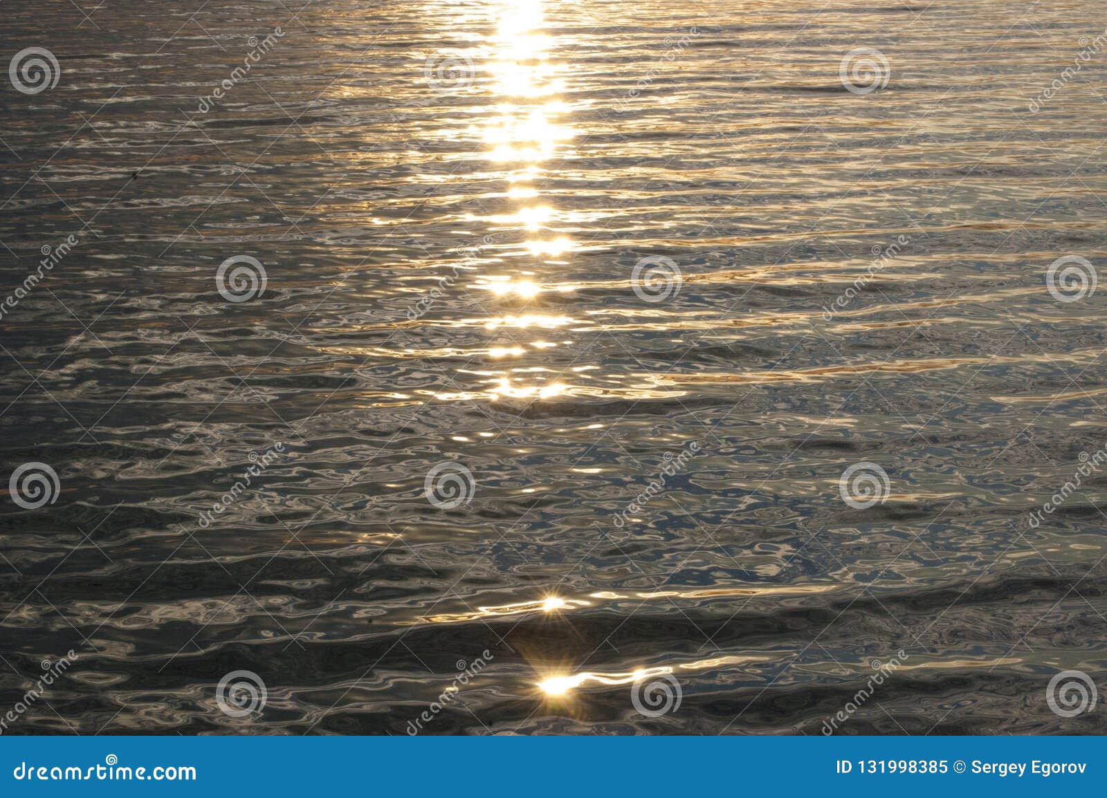 Reflections of Sunlight on Water at Sunset Stock Image - Image of ...