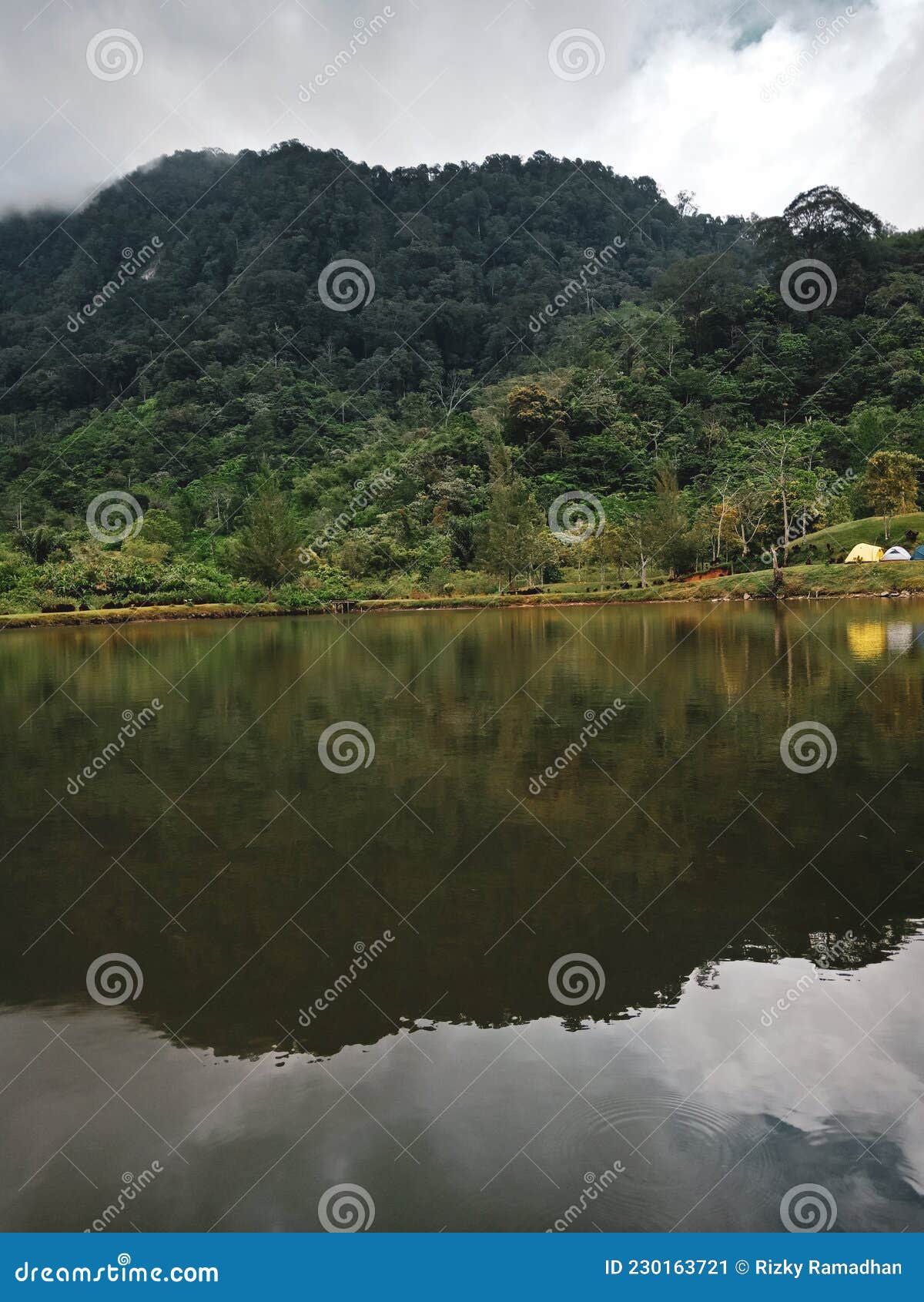 Lake in Pamah Semelir stock image. Image of forest, nature - 230163721