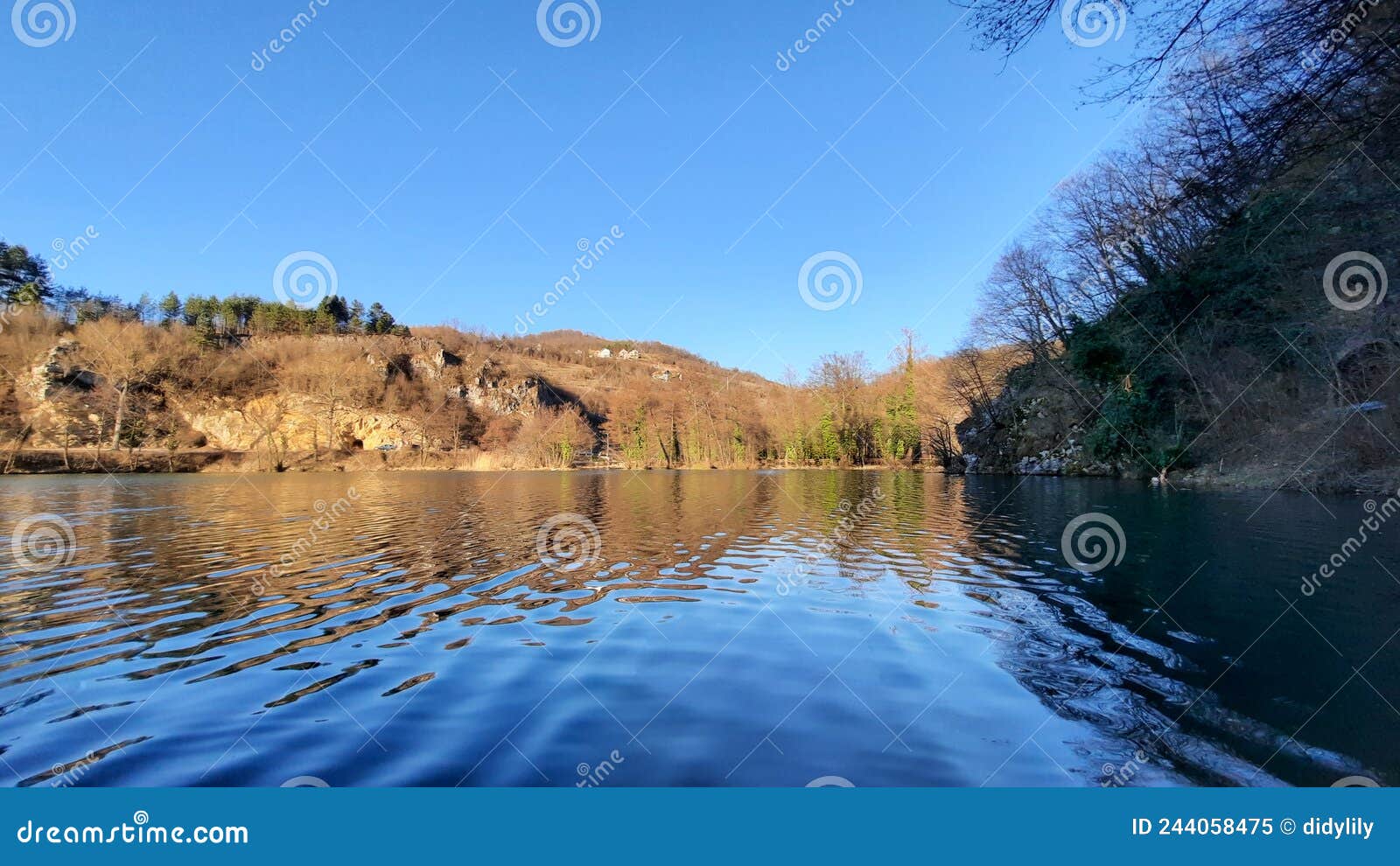 Lake Pliva in Jajce stock image. Image of jajce, reservoir - 244058475