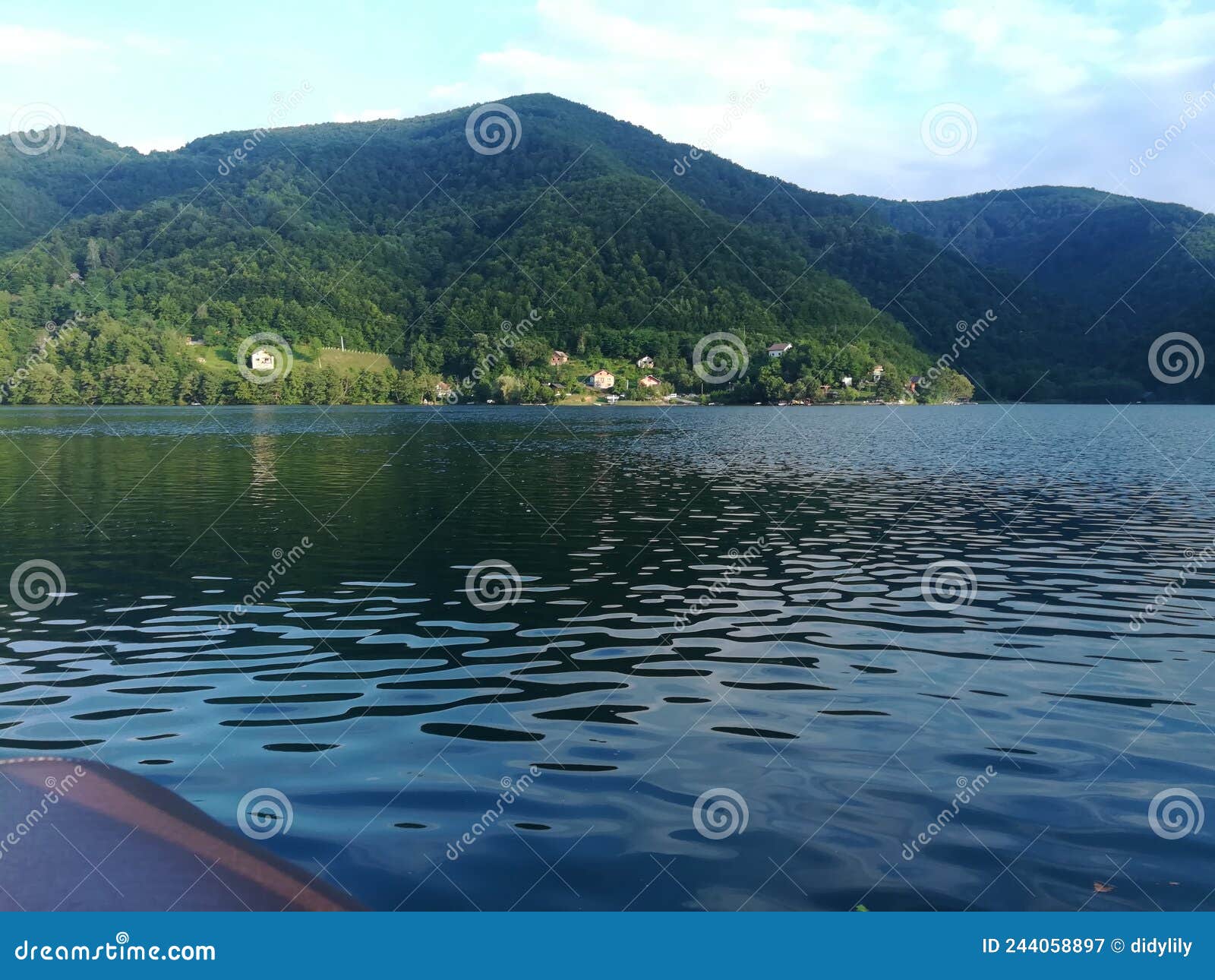 Lake Pliva in Jajce stock image. Image of coast, lake - 244058897