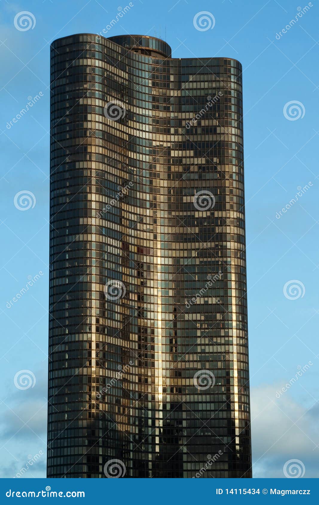 Lake Point Tower stock photo. Image of building, high - 14115434