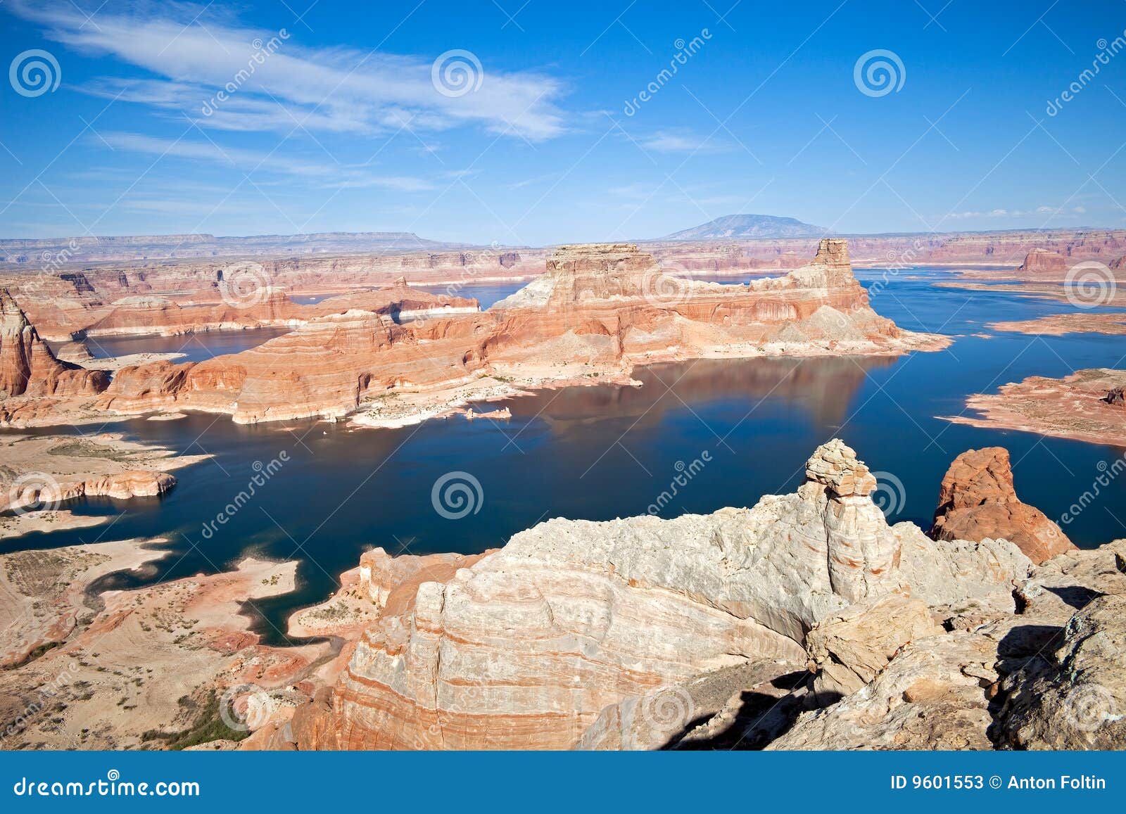 Lake Powell stock image. Image of utah, sand, blue, butte - 9601553