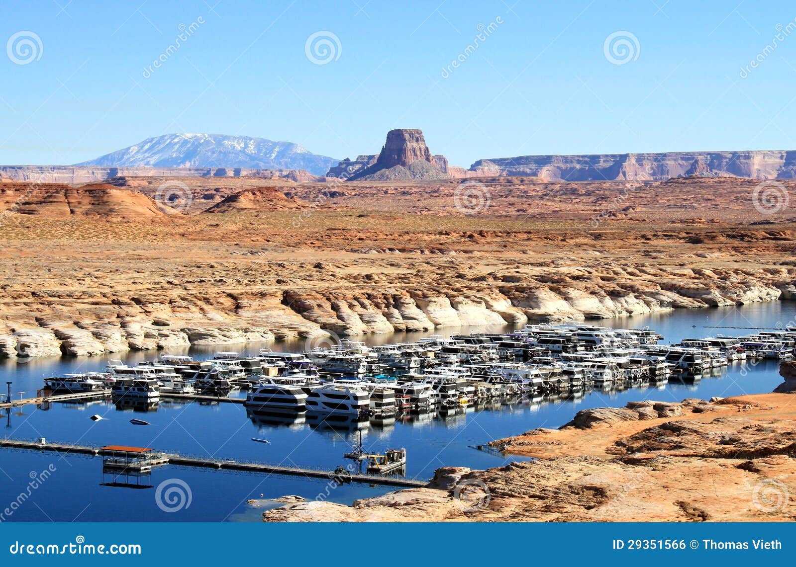 USA, Arizona/Lake Powell: Antelope Point Marina Stock Photo - Image of ...
