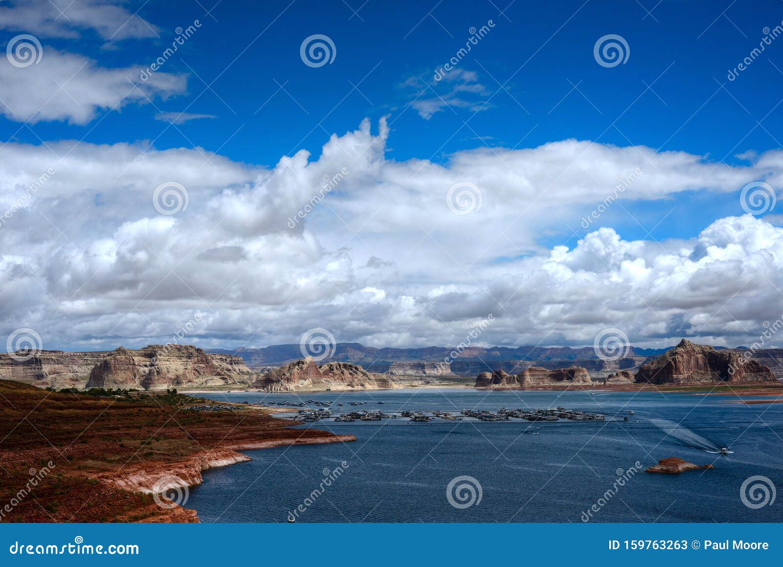 Lake Powell Arizona stock image. Image of river, travel - 159763263