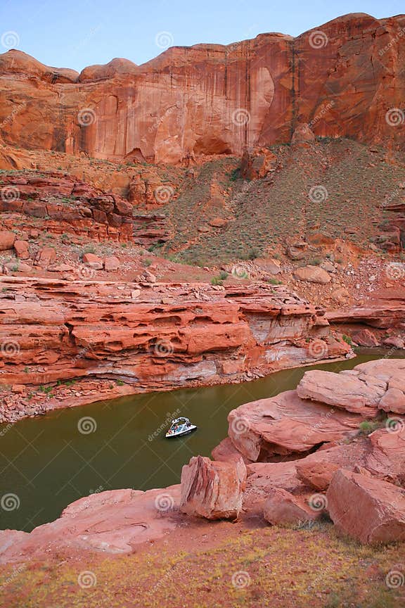 Lake Powell River stock image. Image of water, river, nature - 5500443