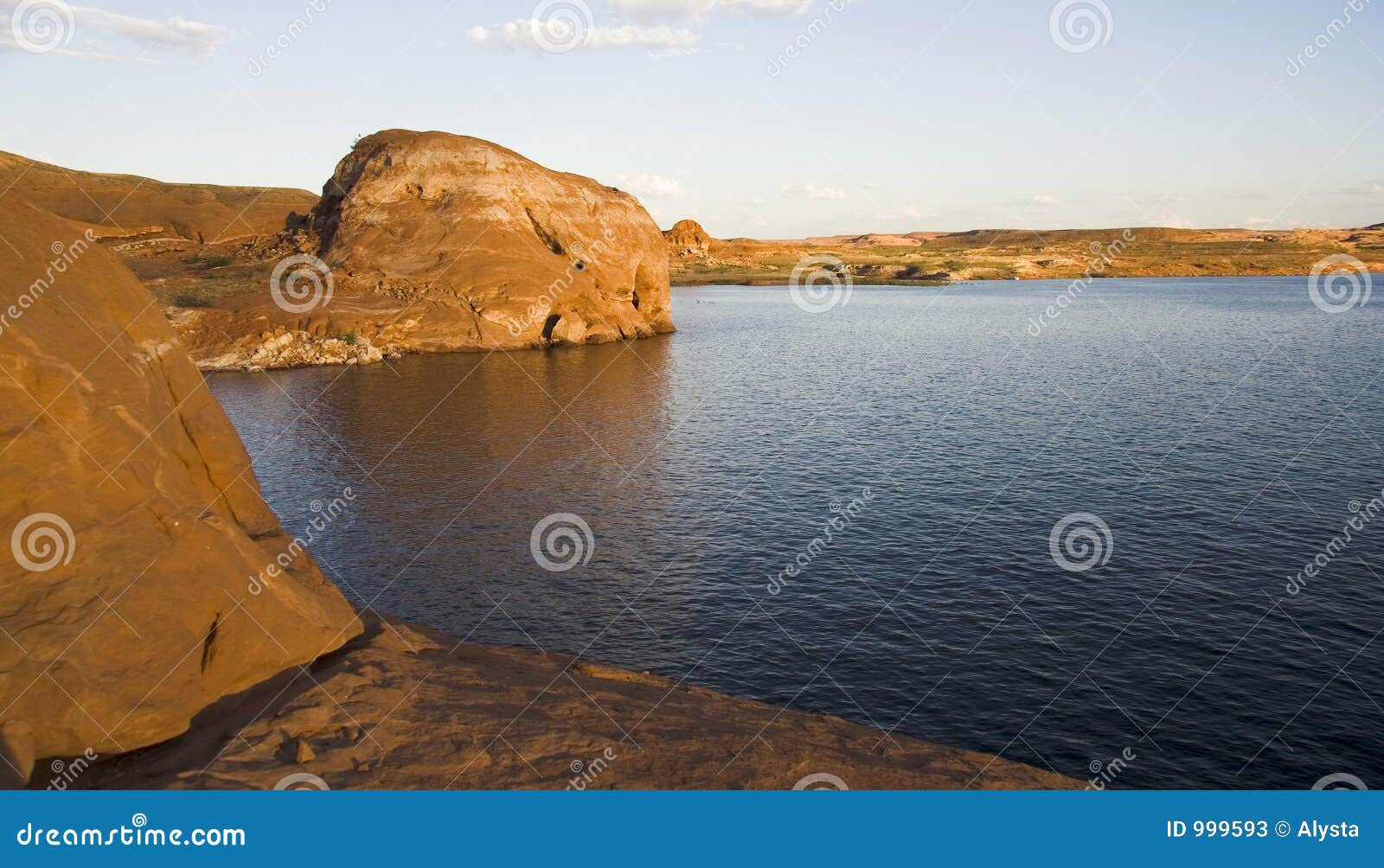 Lake Powell Rock at Sunset stock image. Image of recreation - 999593