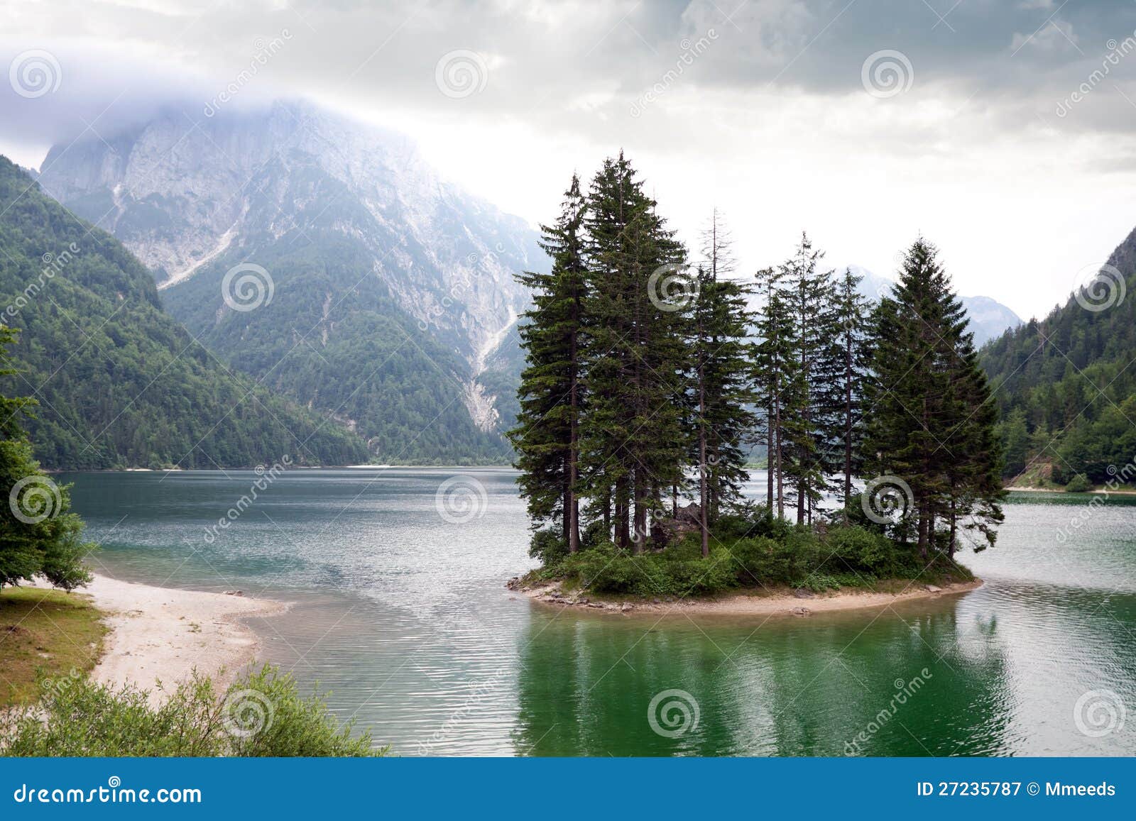 Lake Predil stock image. Image of water, quiet, italy - 27235787