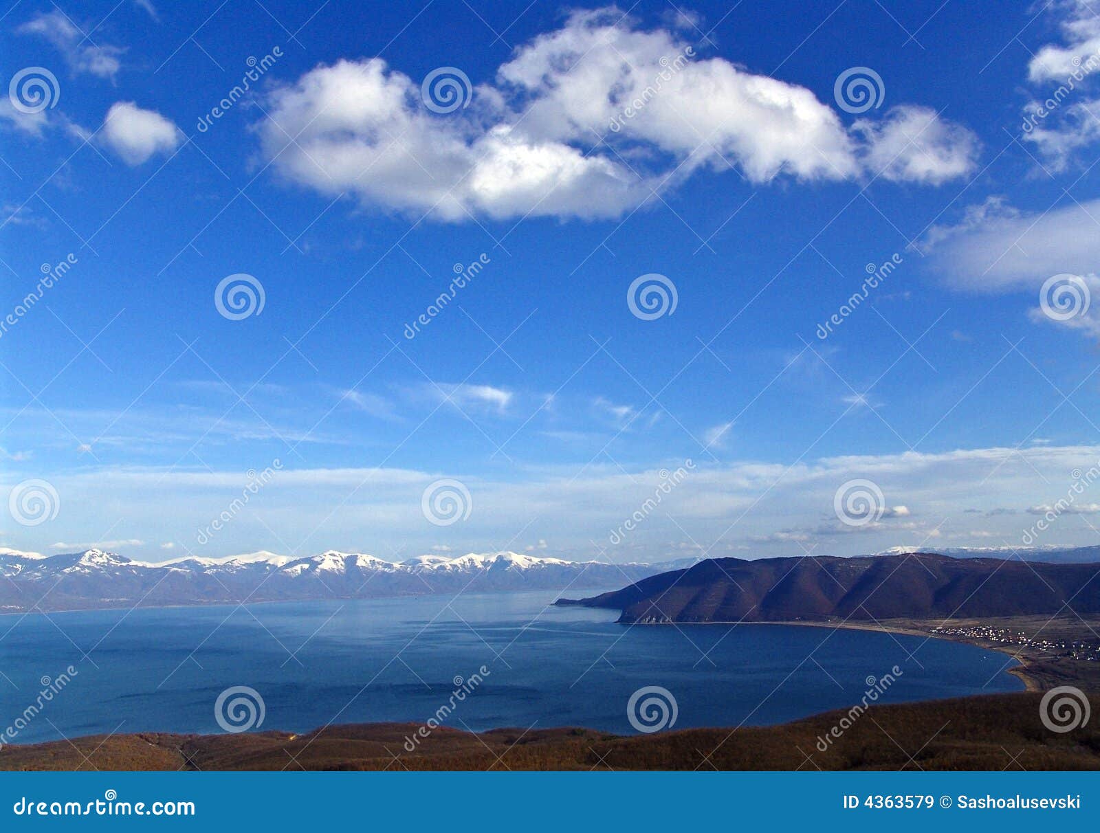 Lake of Prespa stock image. Image of outlook, panorama - 4363579