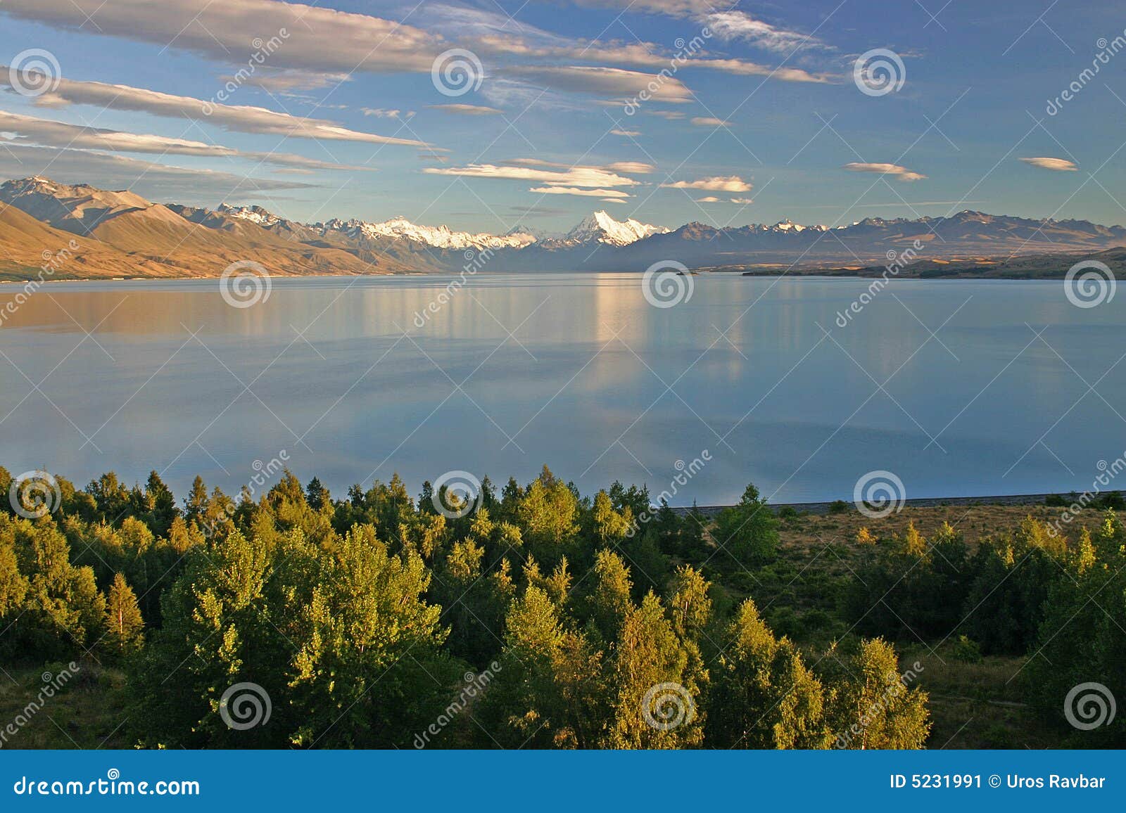 Lake Pukaki, Hydro Power Station, New Zealand Royalty-Free Stock Image ...