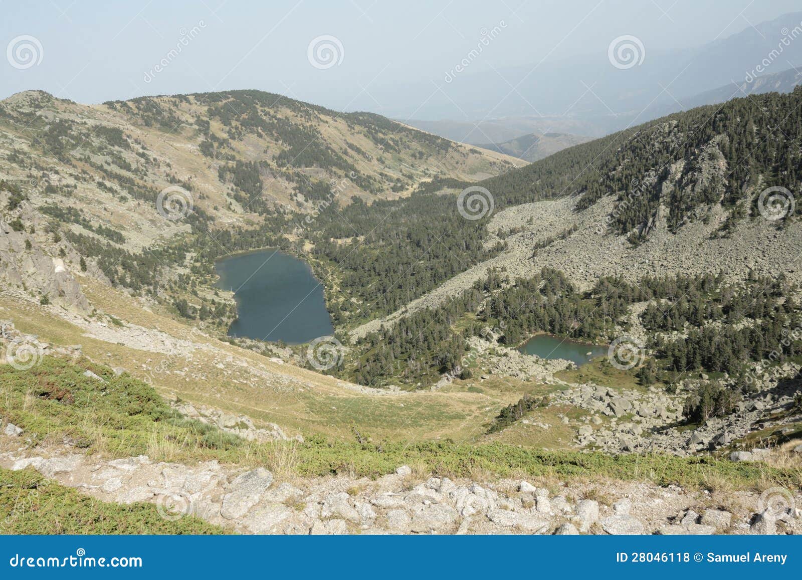 Lake in Pyrenees stock photo. Image of languedoc, pyrenees - 28046118