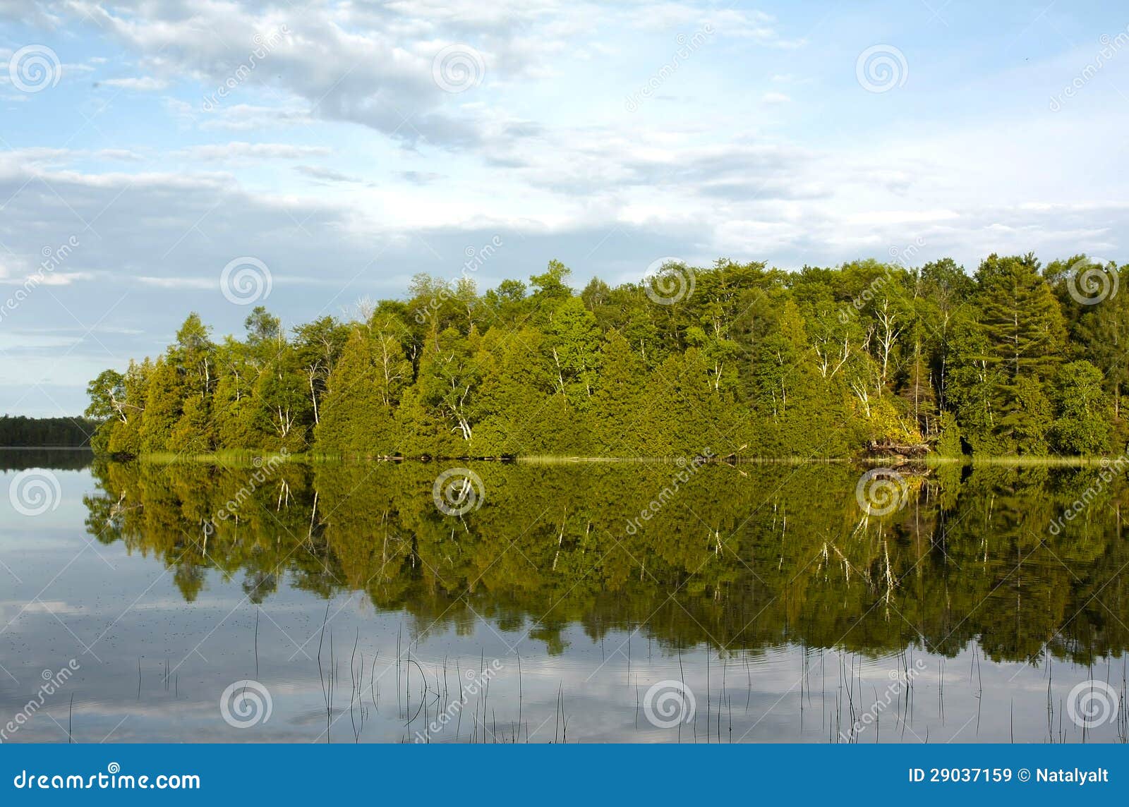 Lake Reflection stock image. Image of skyline, lake, national - 29037159