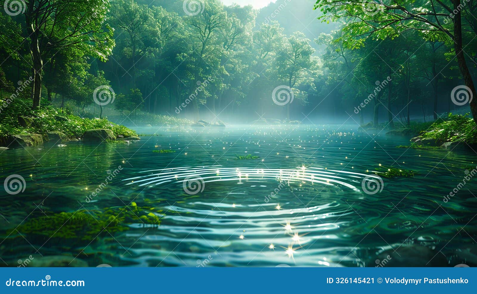 A Lake with Ripples in the Water Stock Image - Image of ripples, ripple ...